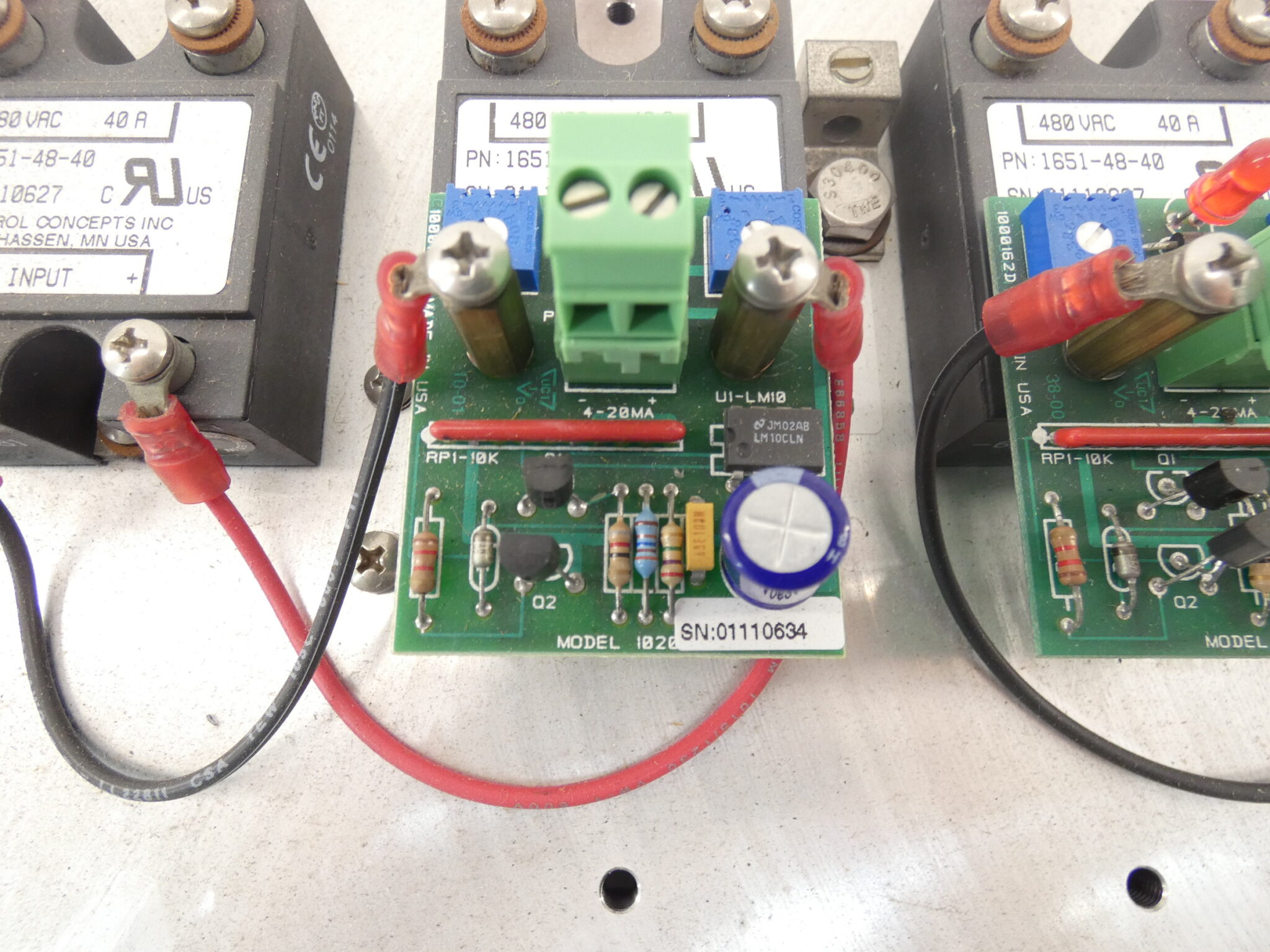 Control Concepts SCR Power Controller 1992-920702 480VAC 40V – GPM Surplus