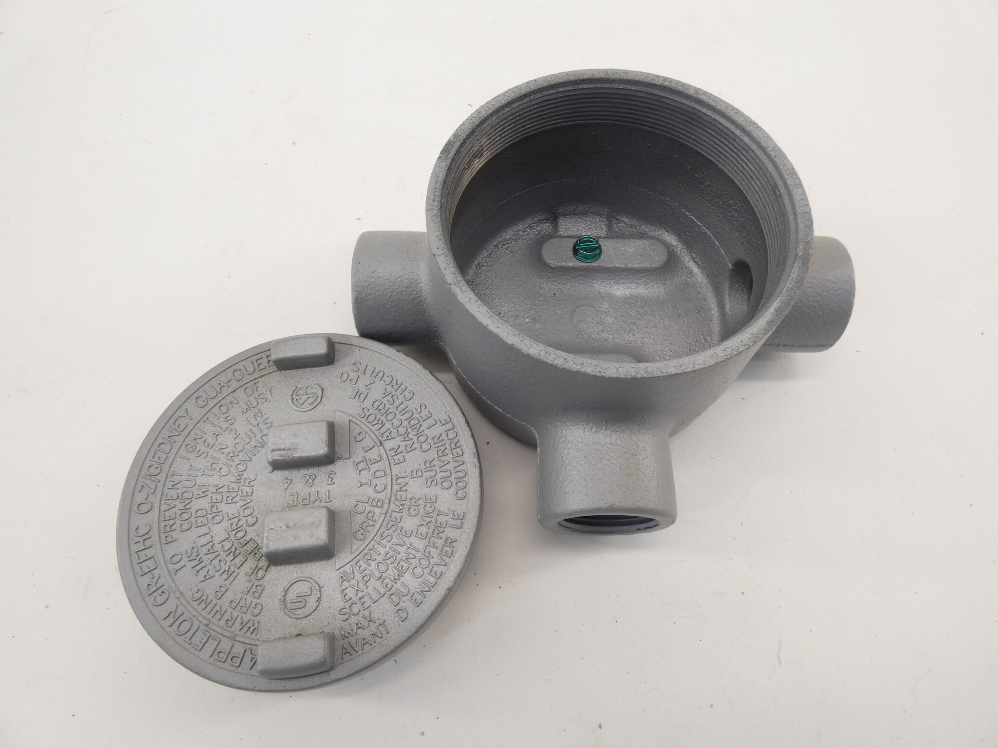 EGS Appleton GRT75 Conduit Outlet Box 3/4″ Malleable Iron Explosion ...