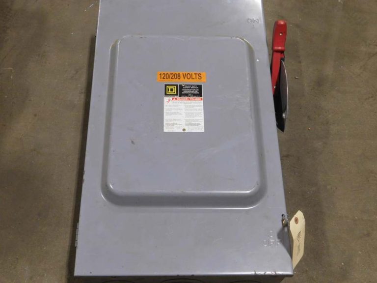 Square D Heavy Duty Safety Switch 40275-960-01 – GPM Surplus