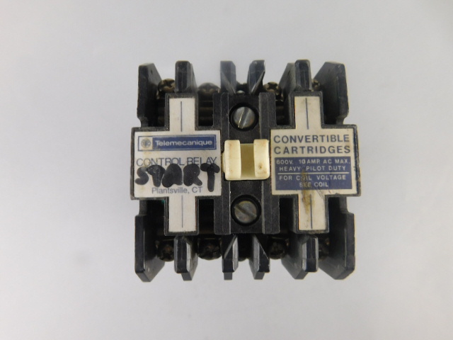 Telemecanique J20M J20C40 Control Relay and Magnet Block, 600V, 10A ...
