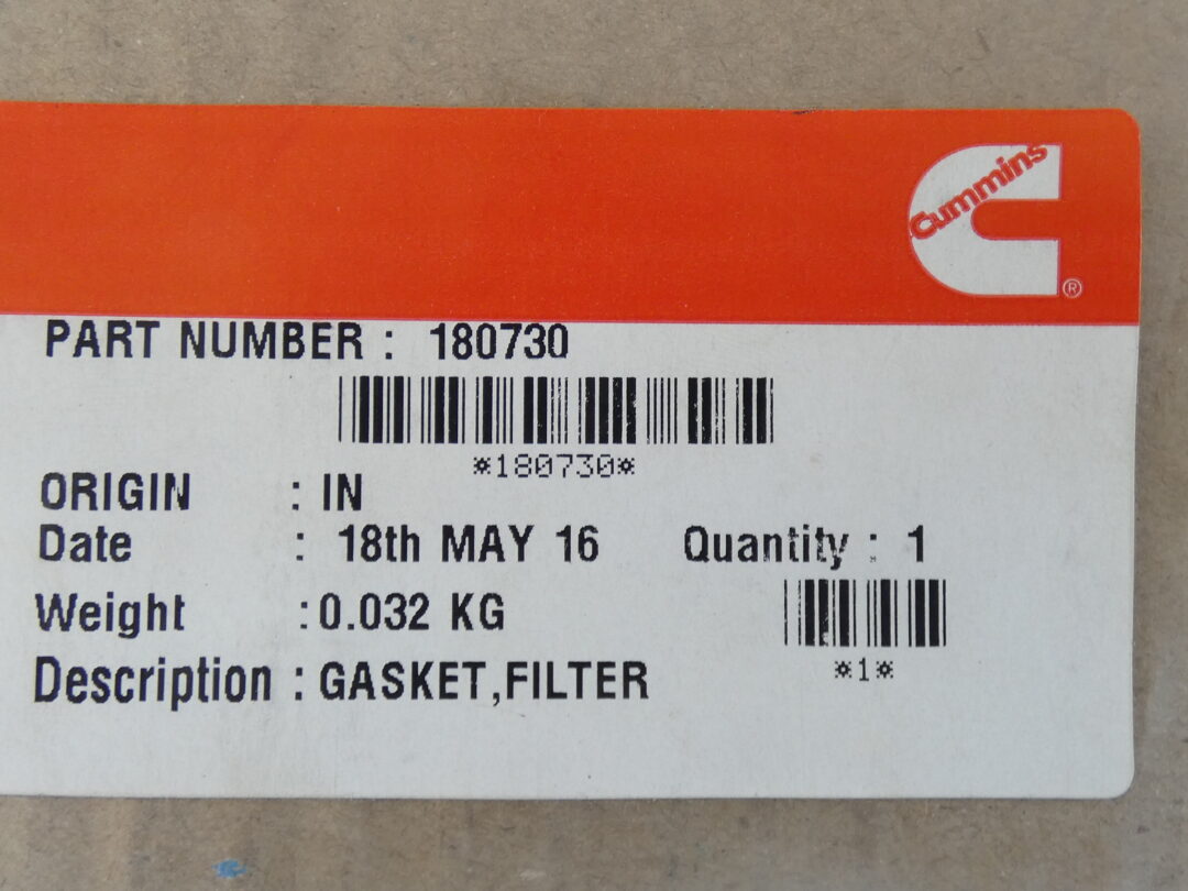 Cummins 180730 Gasket – GPM Surplus
