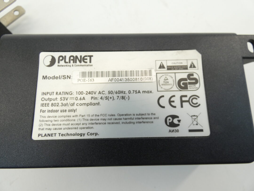 Planet POE-163 High Power Over Ethernet Injector – GPM Surplus