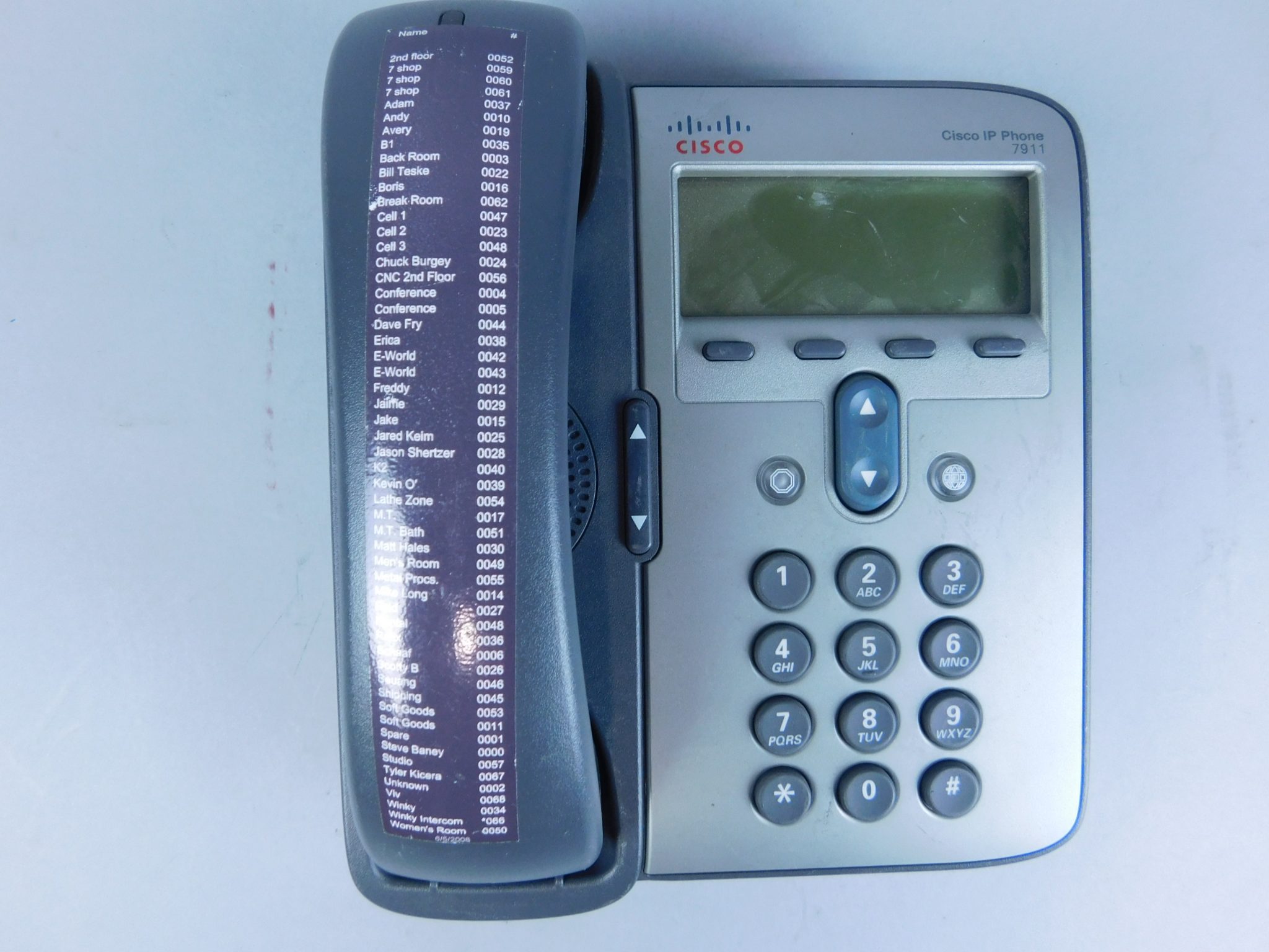 Cisco CP-7911 IP Phone CP-7906 SCCP PoE No Stand or Cord – GPM Surplus