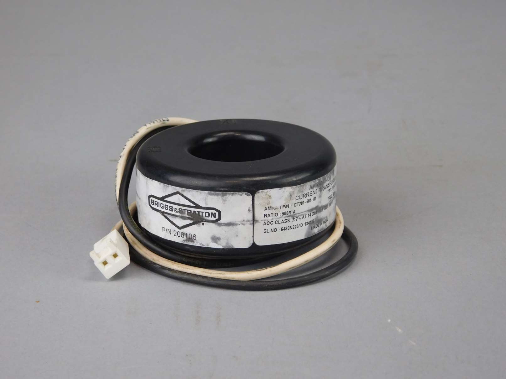 Briggs and Stratton 208106 Amran CT201-501-01 Current Transformer ...