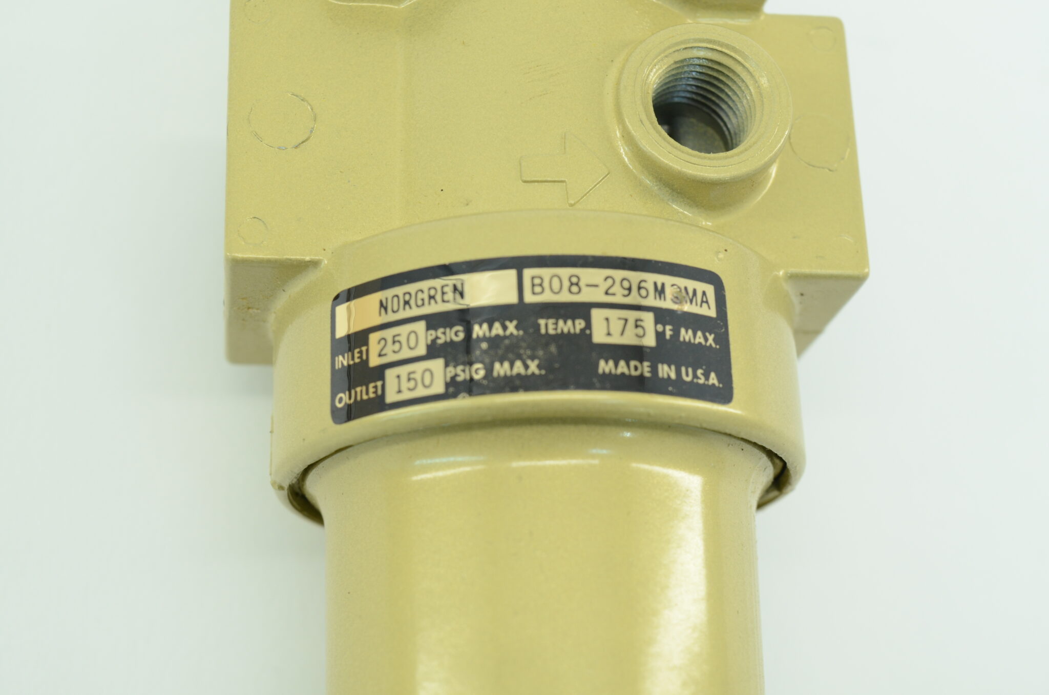 Norgren B08-296-M1MA Regulator, 250PSIG – GPM Surplus