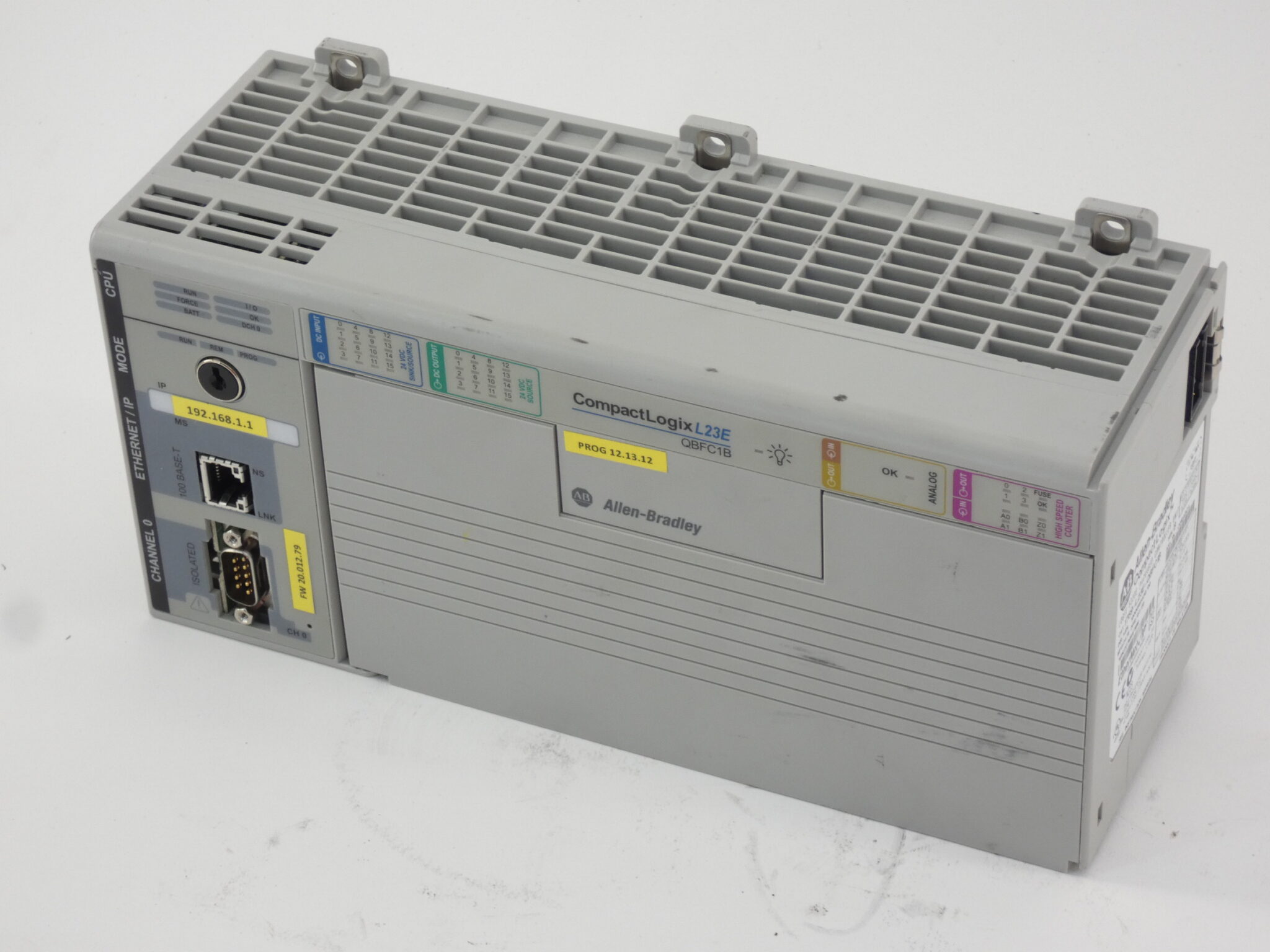 Allen-Bradley 1769-L23E-QBFC1B Ser. B Controller Unit F/W Rev 1.017 ...