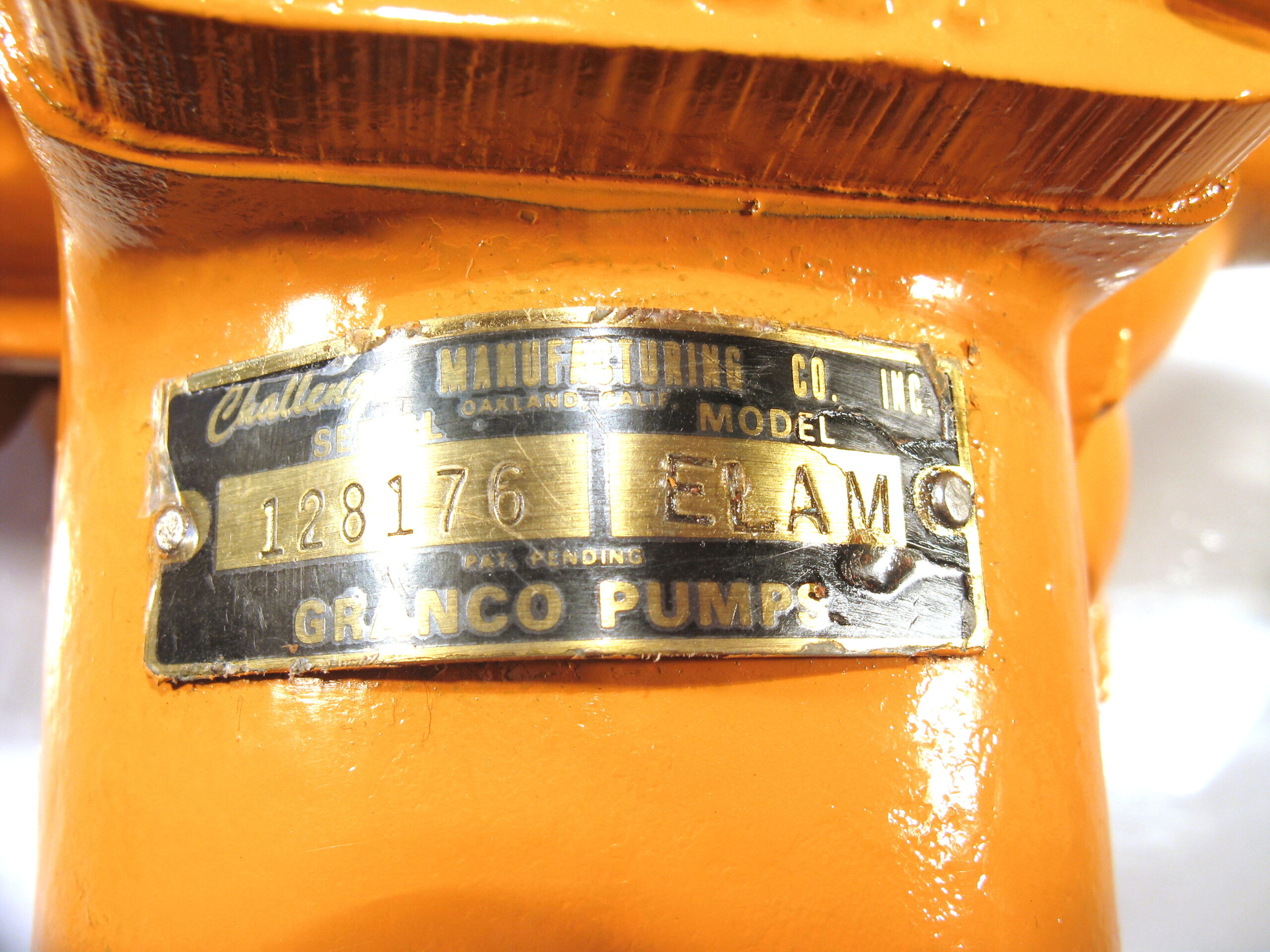 Granco ELAM Gear Pump – GPM Surplus