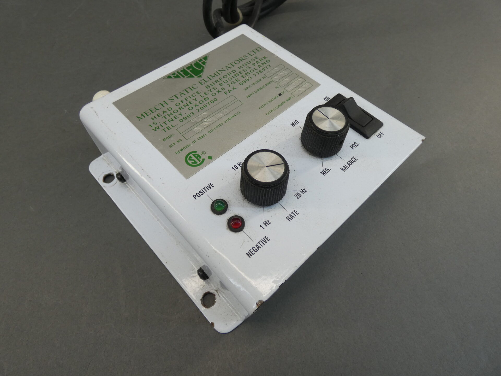 Meech 970 Static Eliminator, 130VAC, 50HZ – GPM Surplus