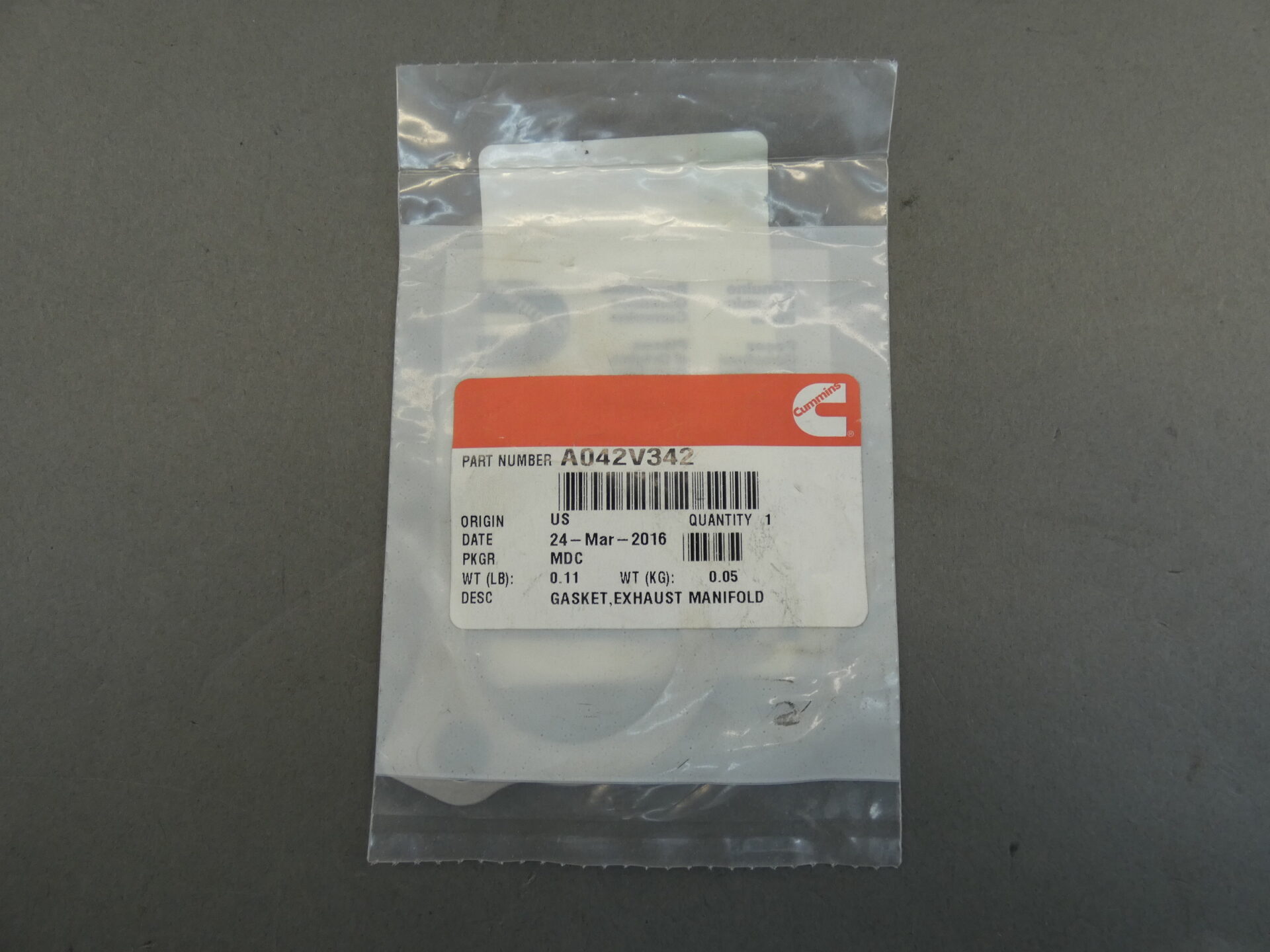 Cummins A042V342 Exhaust Manifold Gasket – GPM Surplus