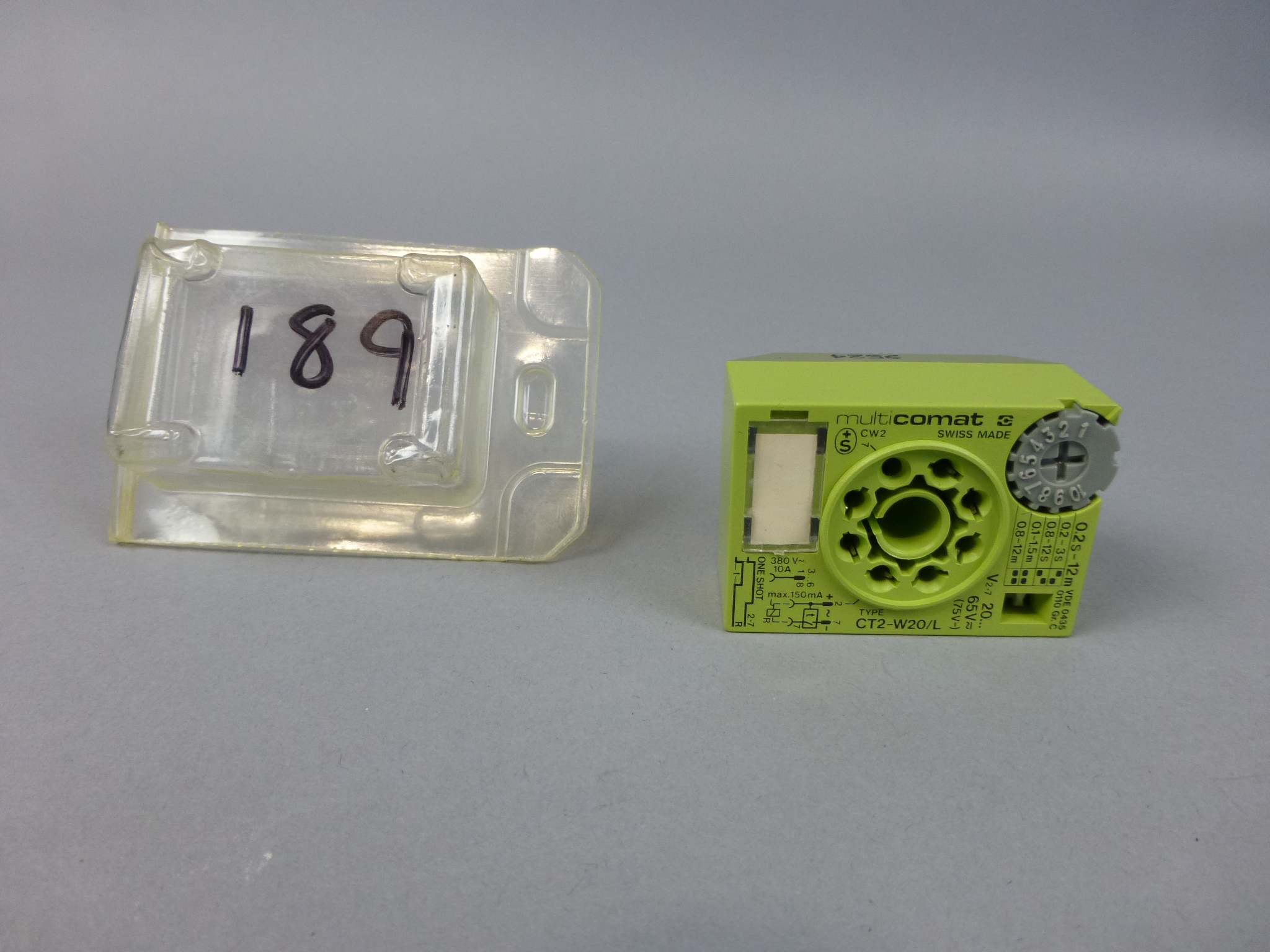 Multicomat CT2-W20/L Timed Relay, 10A, 380V – GPM Surplus