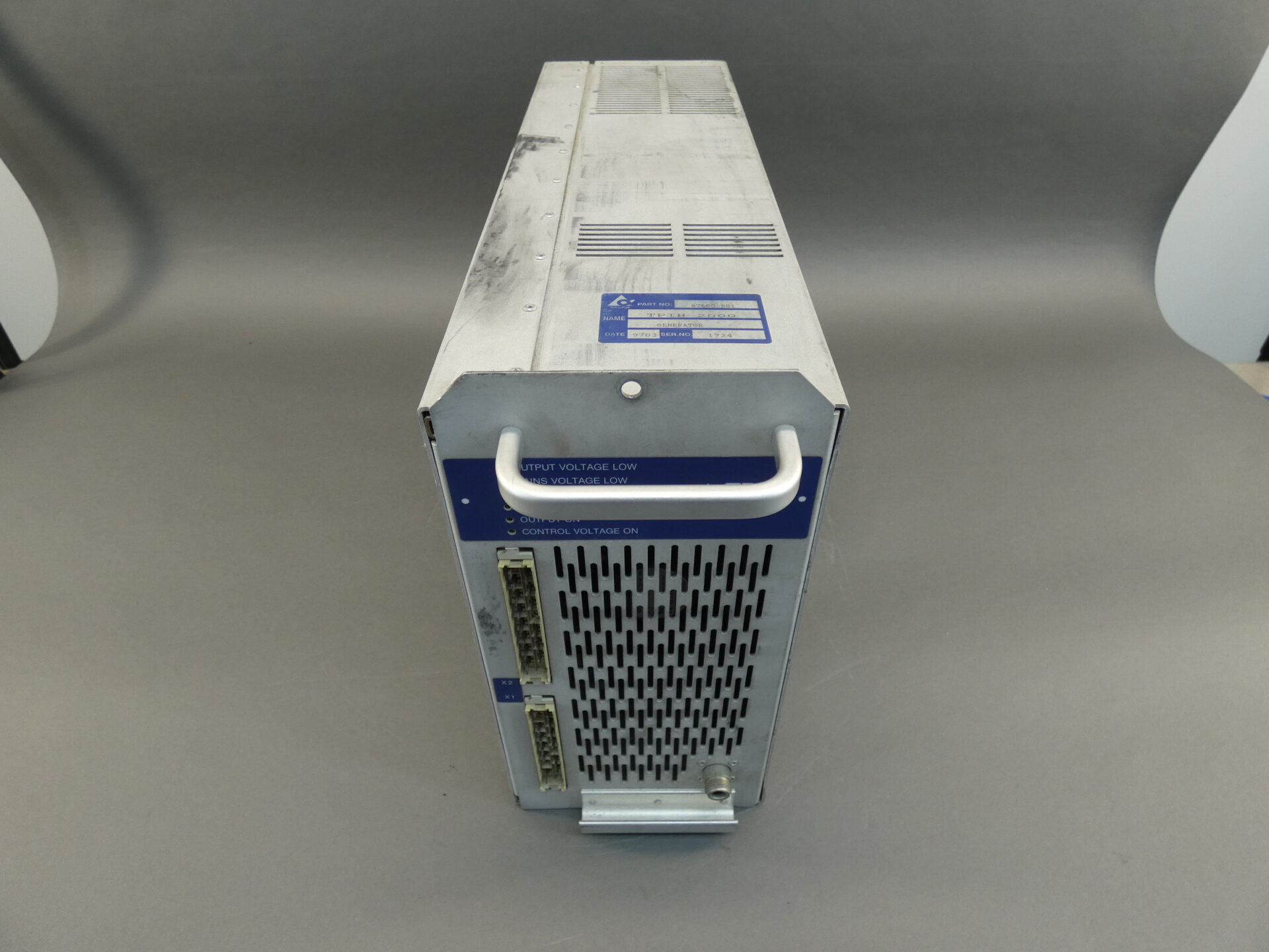Tetra Pak 67600-501 TPIH 2000 Generator – GPM Surplus