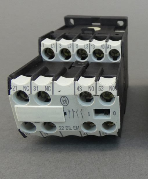 Moeller 22 DIL EM Mini Auxiliary Contactor and Relay, 4-Pole, 10A – GPM ...