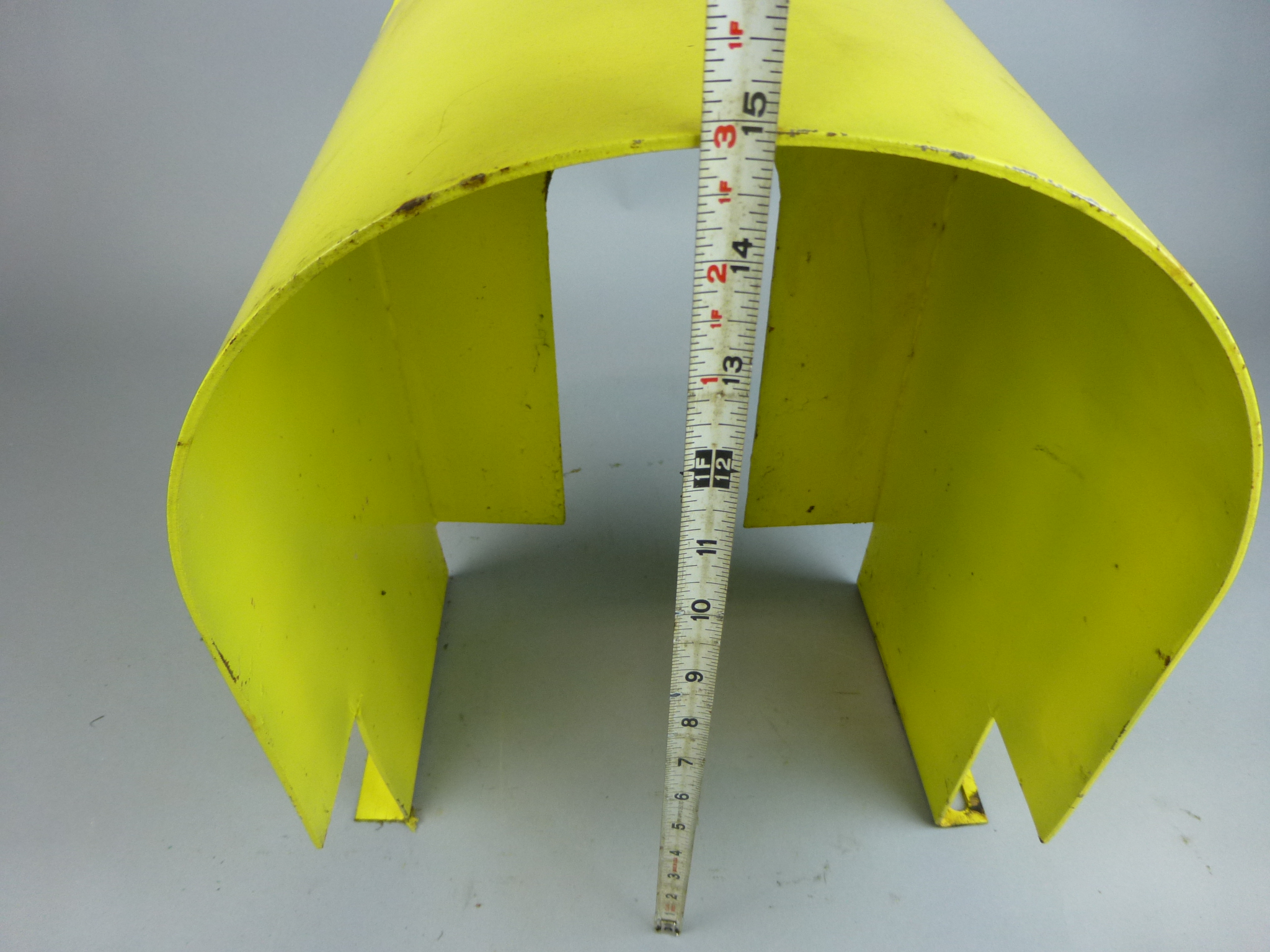 Yellow Coupling Machine Guard, 15″ H x 12-1/2″ L x 8-1/8″ W – GPM Surplus