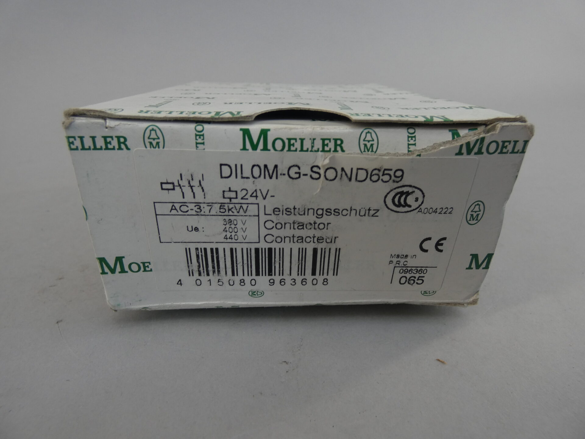 Moeller DIL 0 M-G Contactor 24V DC, SOND 659 – GPM Surplus
