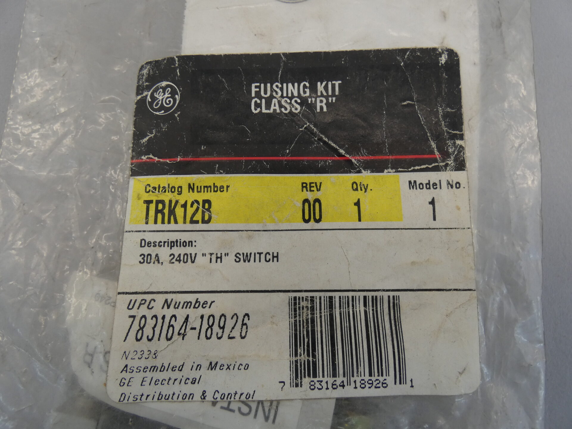*Lot of 3* General Electric TRK12B Class R Fusing Kit – GPM Surplus