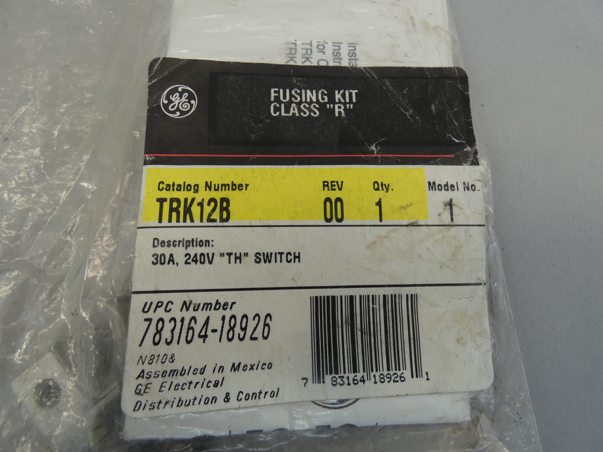 *Lot of 3* General Electric TRK12B Class R Fusing Kit – GPM Surplus