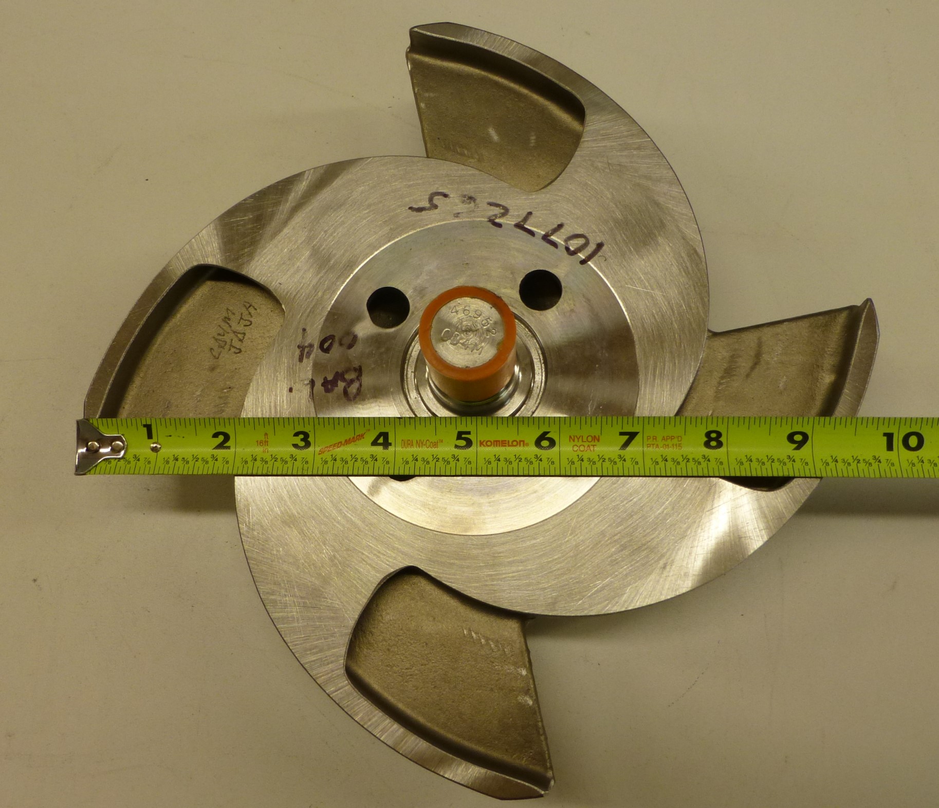 10″ Flowserve MY46952AA100-CD4M Durco 2X1-10A RV Pump Impeller – GPM ...