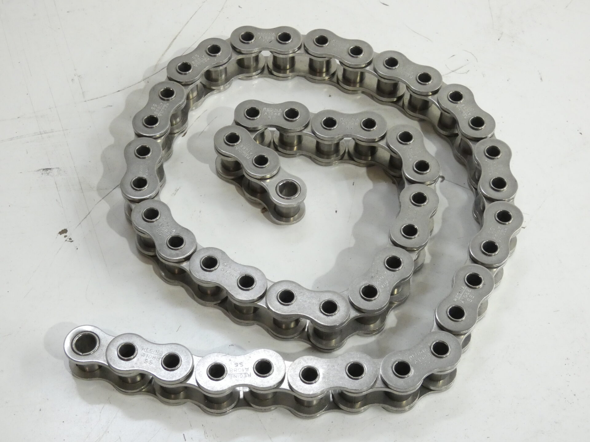 *Lot of 4* Regina A1088 Stainless Steel Hollow Pin Roller Chain – GPM ...