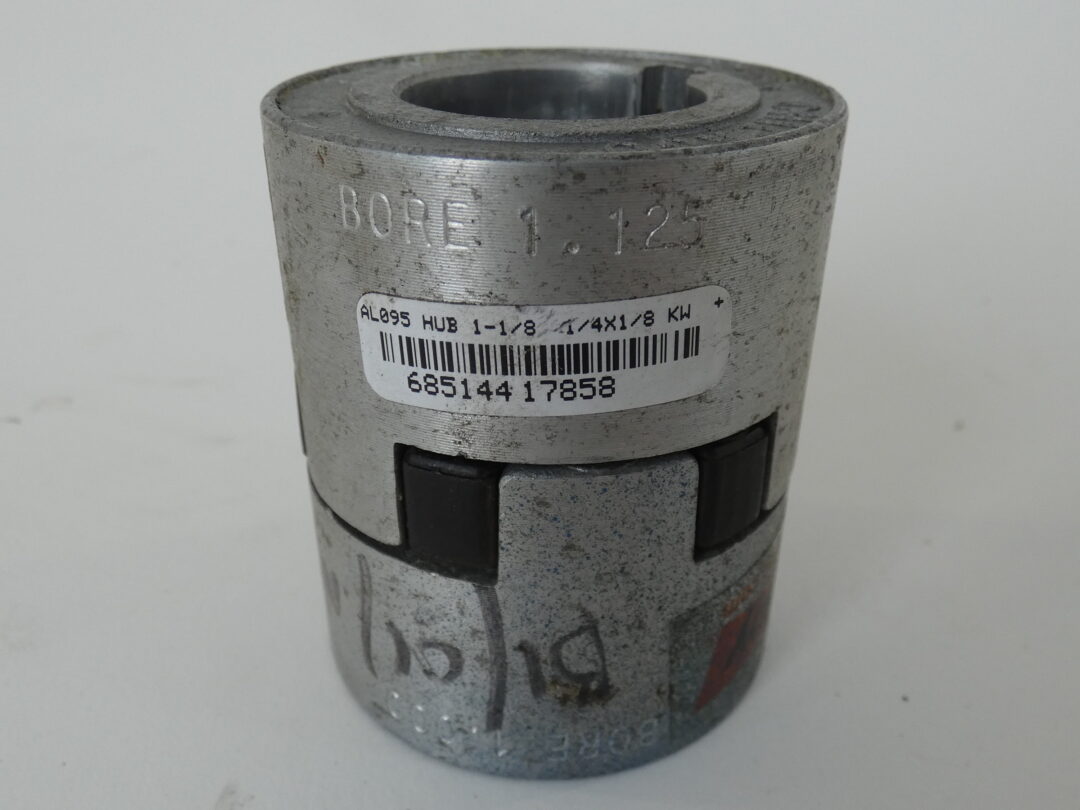 Lovejoy AL-095 Coupling Pair w/Spider, 1″ Bore to 1.125″ Bore – GPM Surplus
