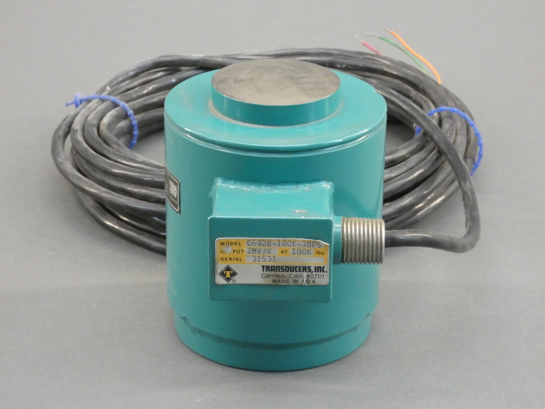 Transducers Inc C692B-100K-30P5 Load Cell 2 mV/V at 100,000 Lbs – GPM ...