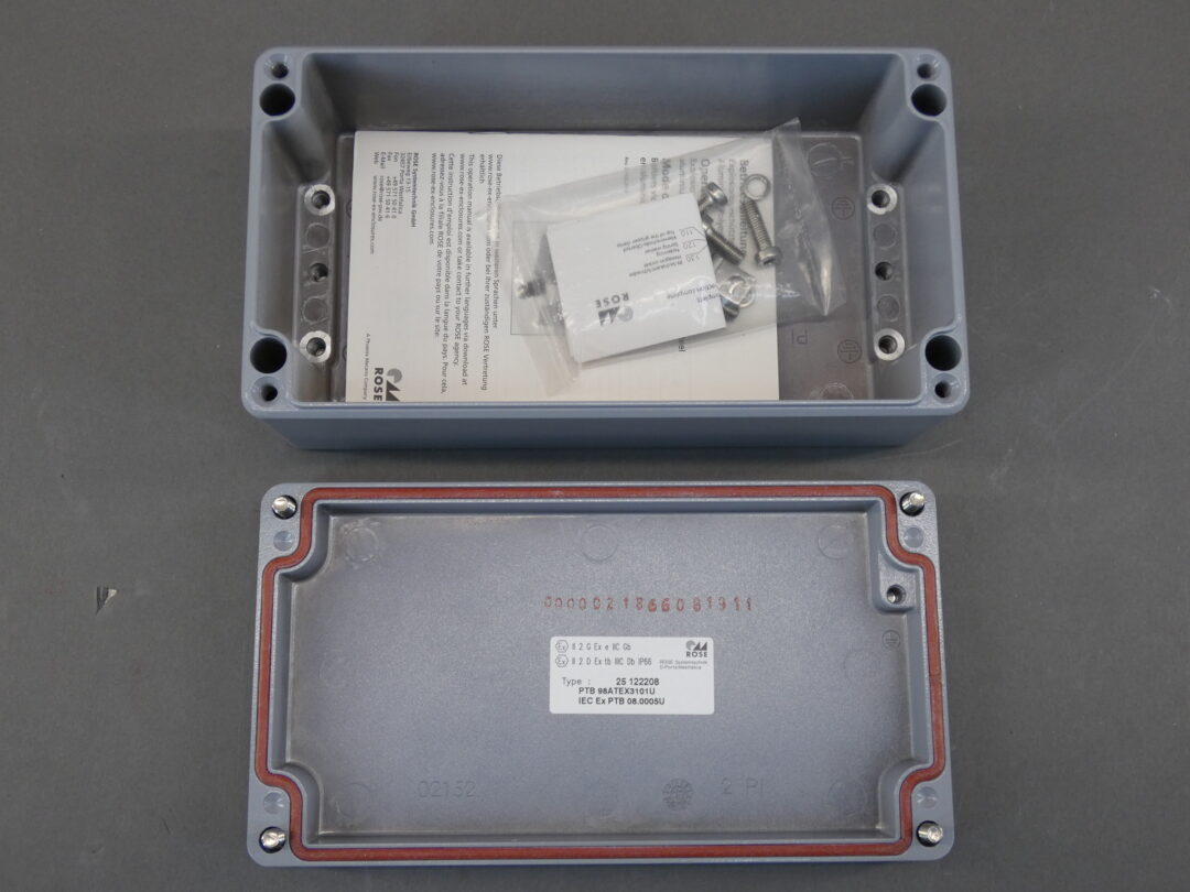 ROSE Systemtechnik 25.12 22 08 Aluminum Enclosure 220mm x 120mm x 81mm ...