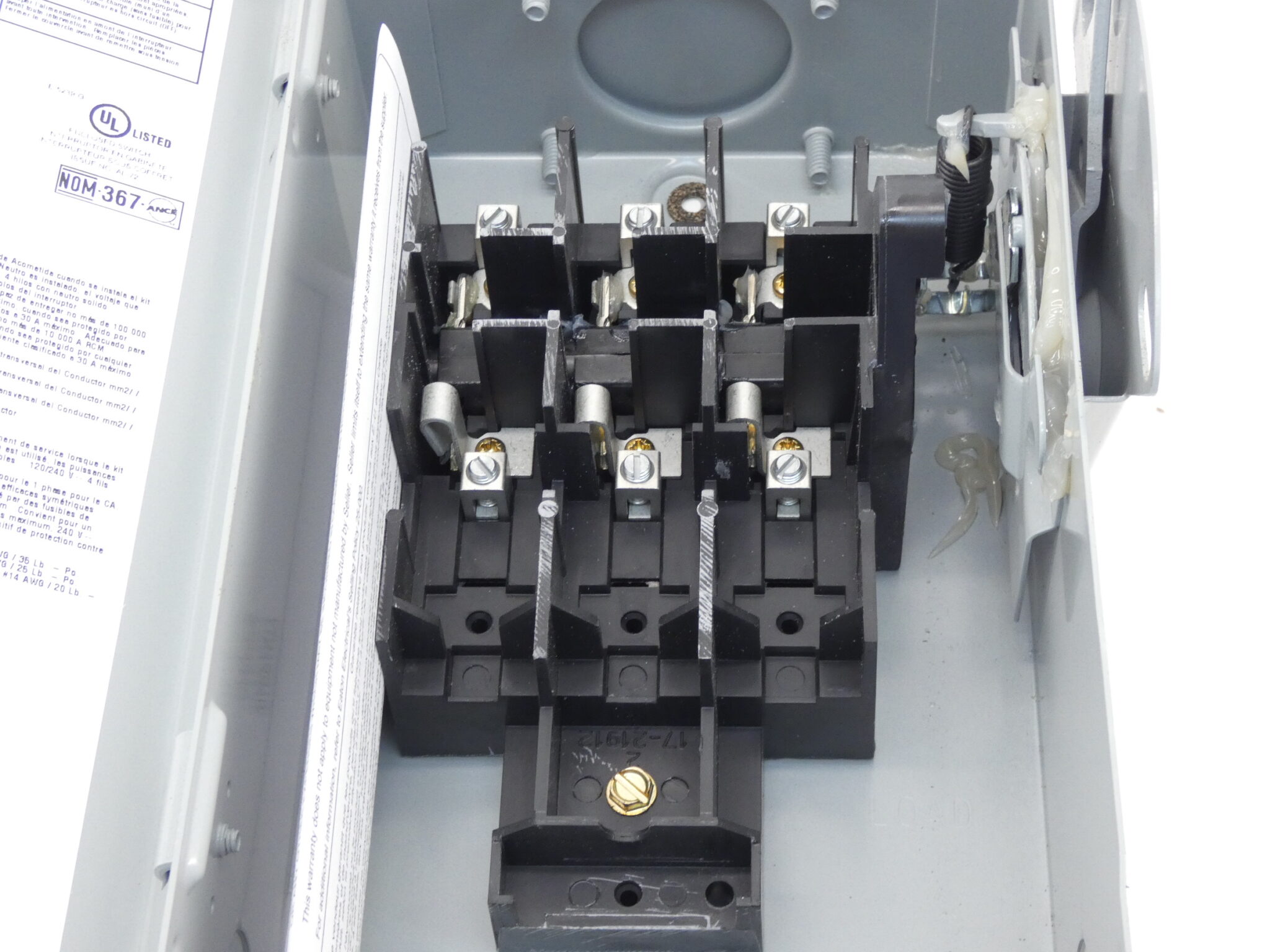 Eaton DG321URB General Duty Safety Switch, 30A, 3P – GPM Surplus