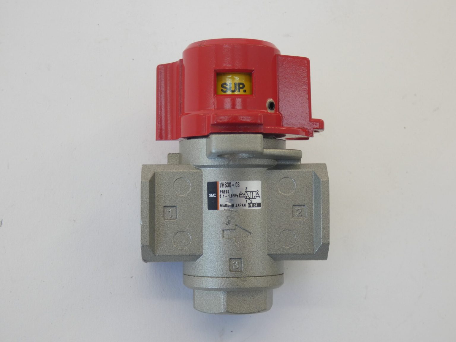SMC VHS30-03 Pressure Relief Valve 3 Port Lockout – GPM Surplus