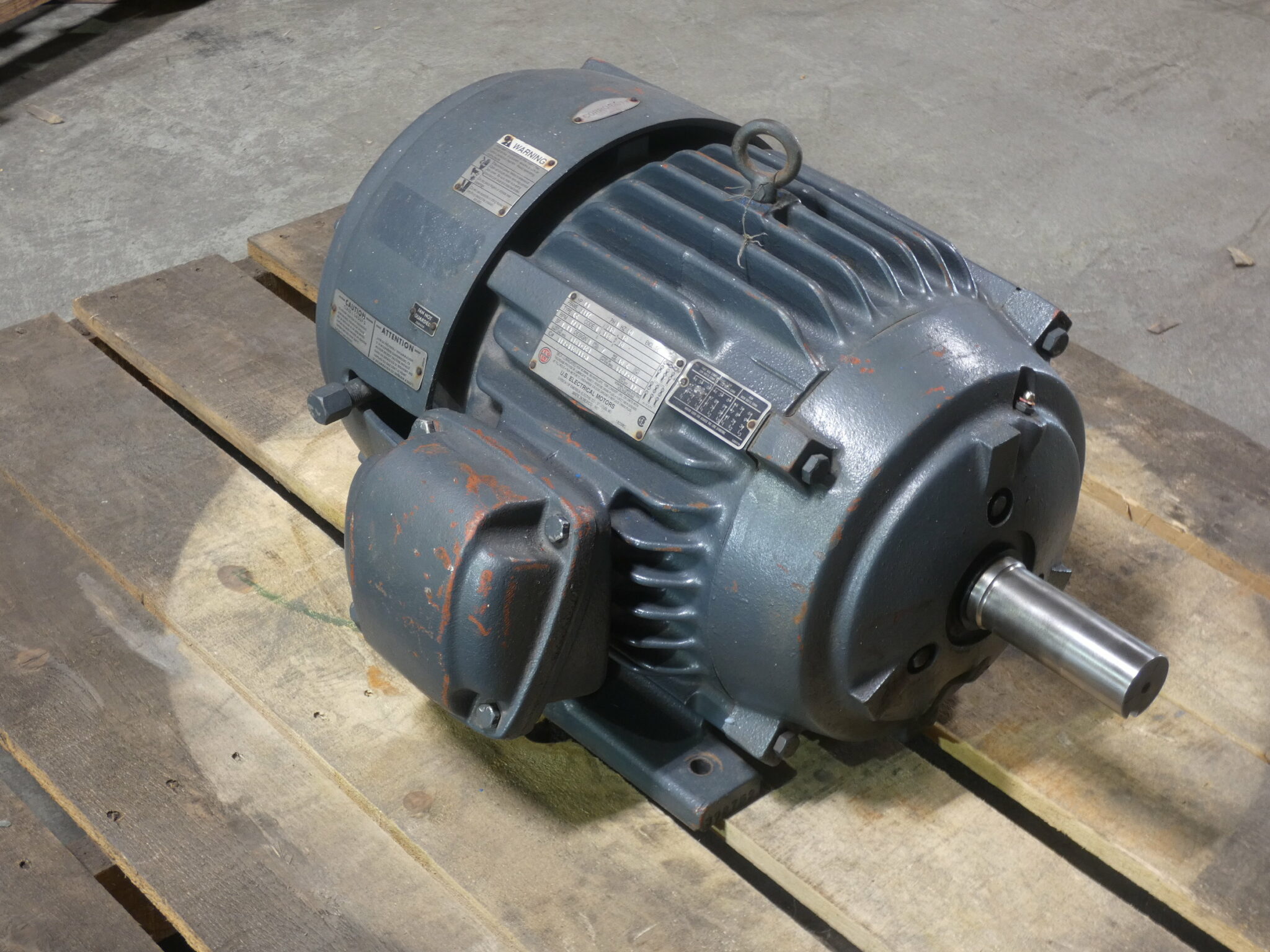 15HP US Electrical Motors Type LC Motor 254T 3PH 1765 RPM 230/460V ...