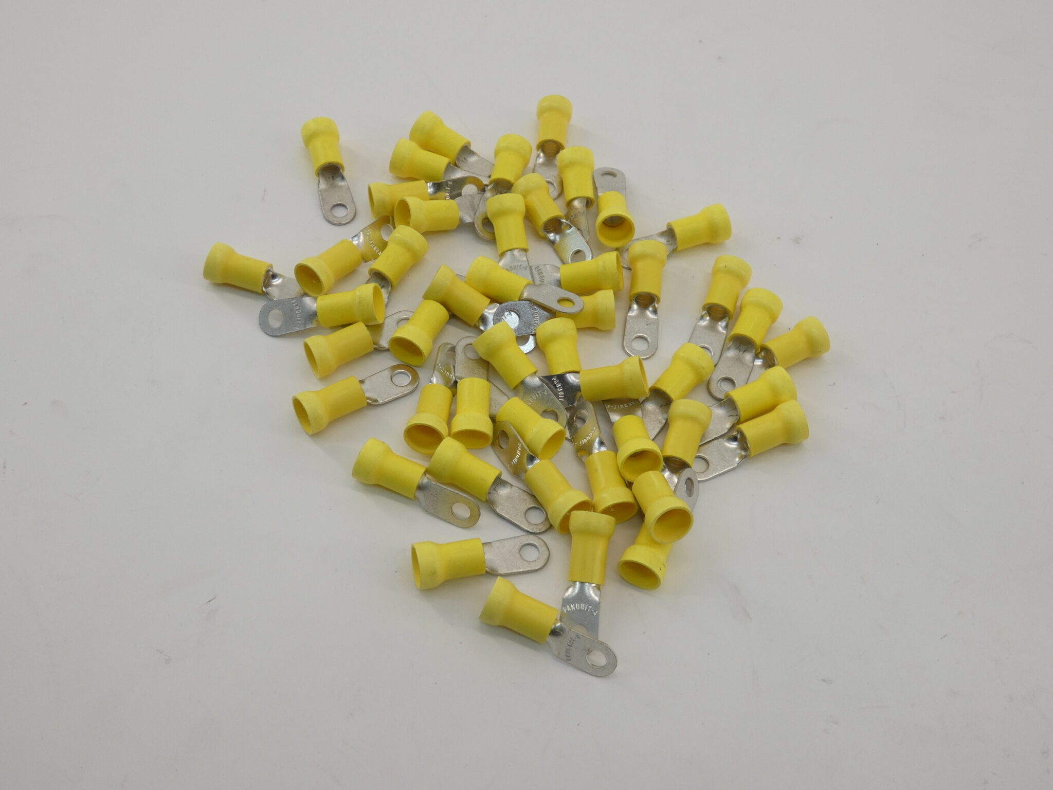 *Lot of 49* Panduit Yellow Terminal Rings, Panduit-4 – GPM Surplus
