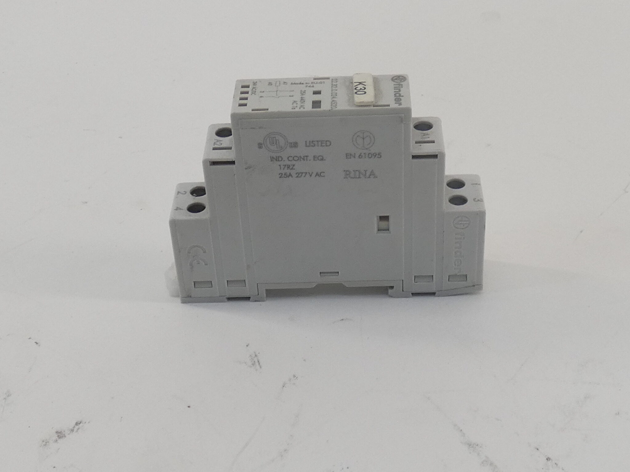 Finder 22.32.0.024.4520 Modular Contactor 24V, 25A, 2P, 440VAC – GPM ...