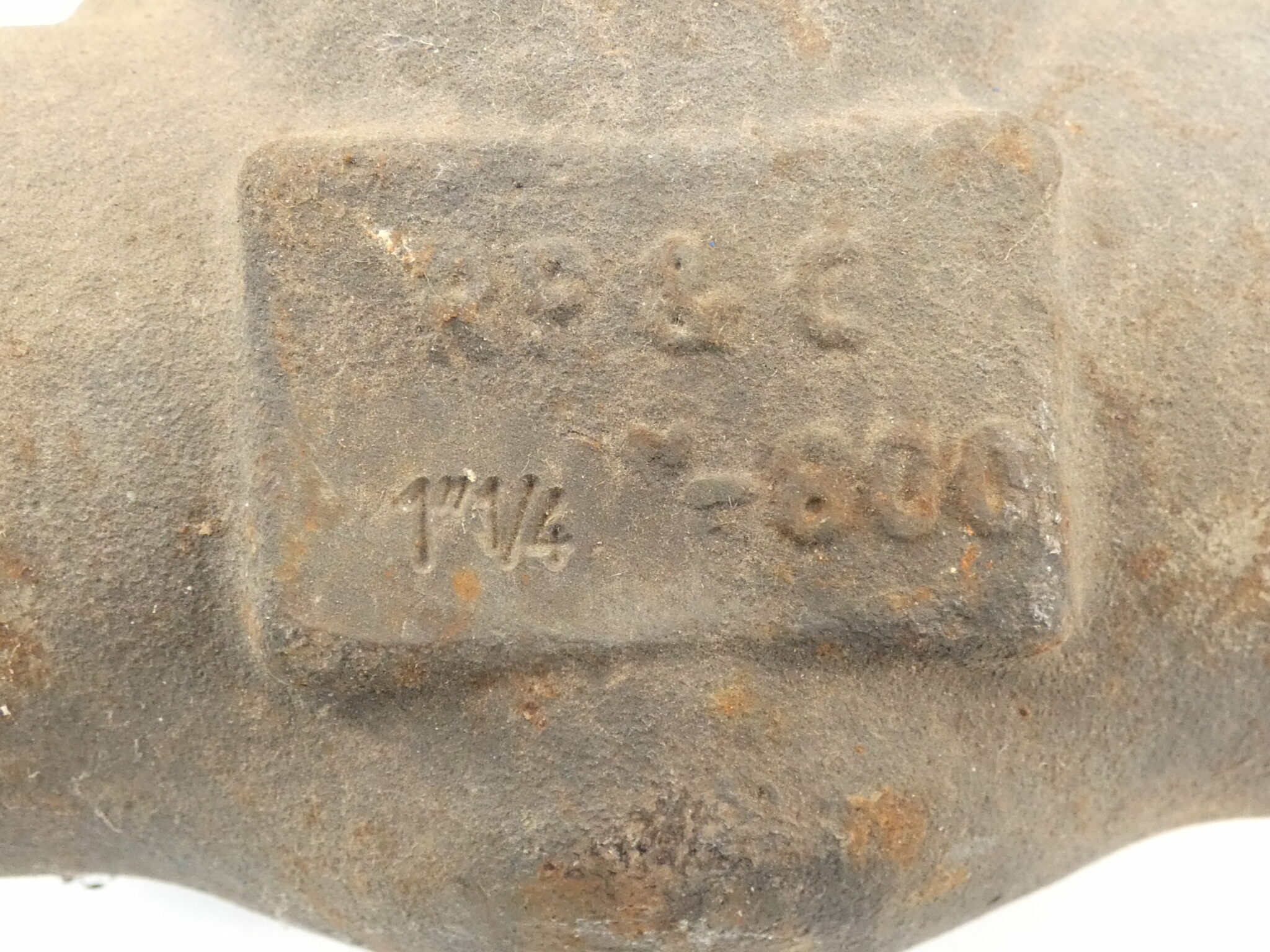 RP & C EF057D Gate Valve, 1-1/4″, 800 Class, A105N – GPM Surplus