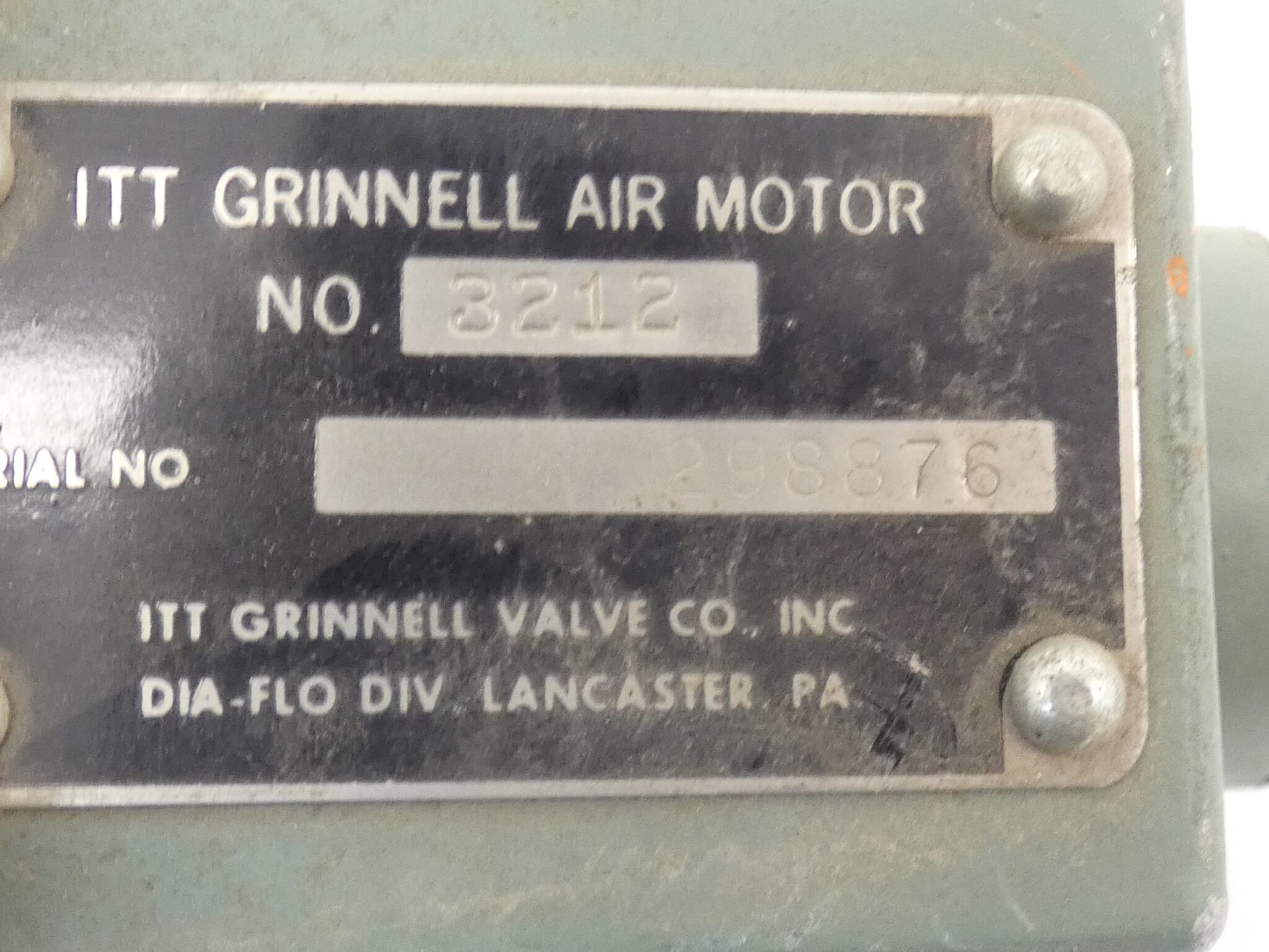 ITT Grinnell 3212 Air Motor Valve, 85 PSI, No. 12 – GPM Surplus