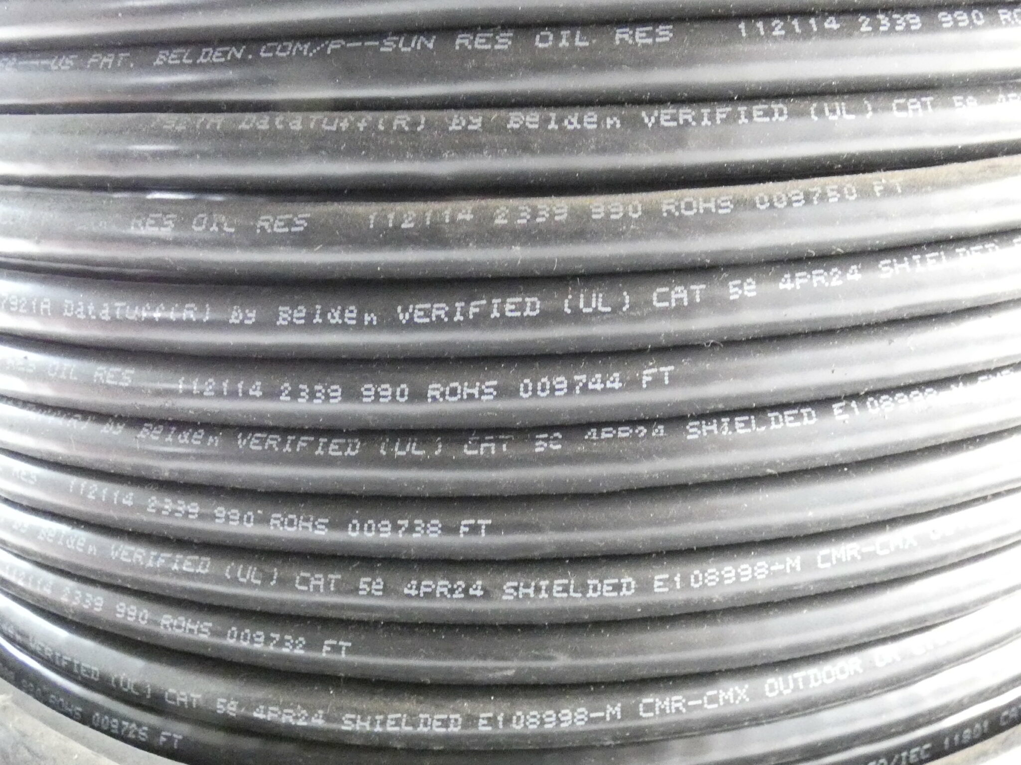 Beldon 7921A Black Communication Cable, Length Unknown – GPM Surplus