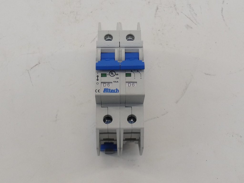 Altech D6 Circuit Breaker 2P UL489 480Y/277VAC 240/120VAC – GPM Surplus
