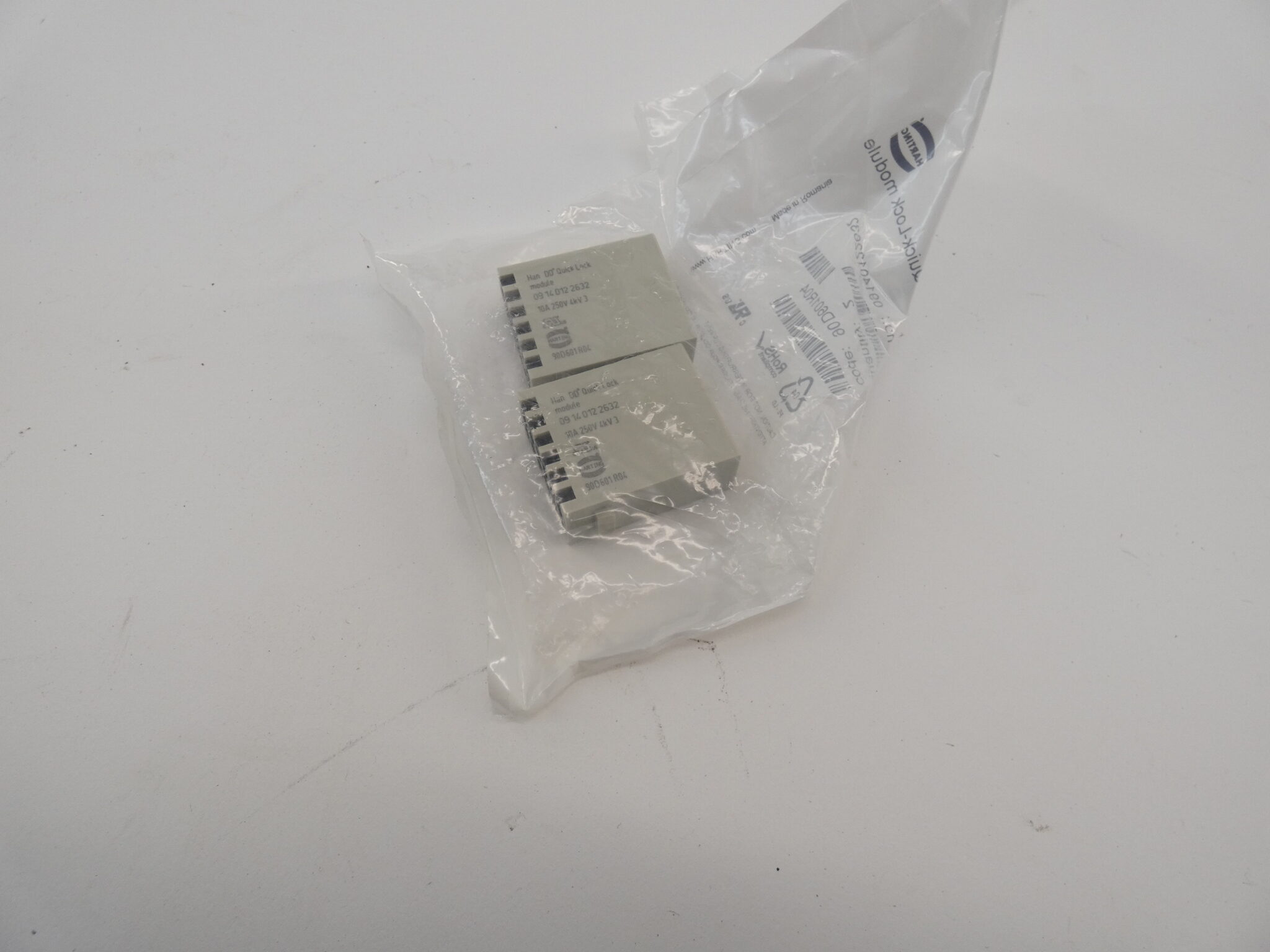 *Pack of 2* Harting 09140122632 Quick Lock Module – GPM Surplus
