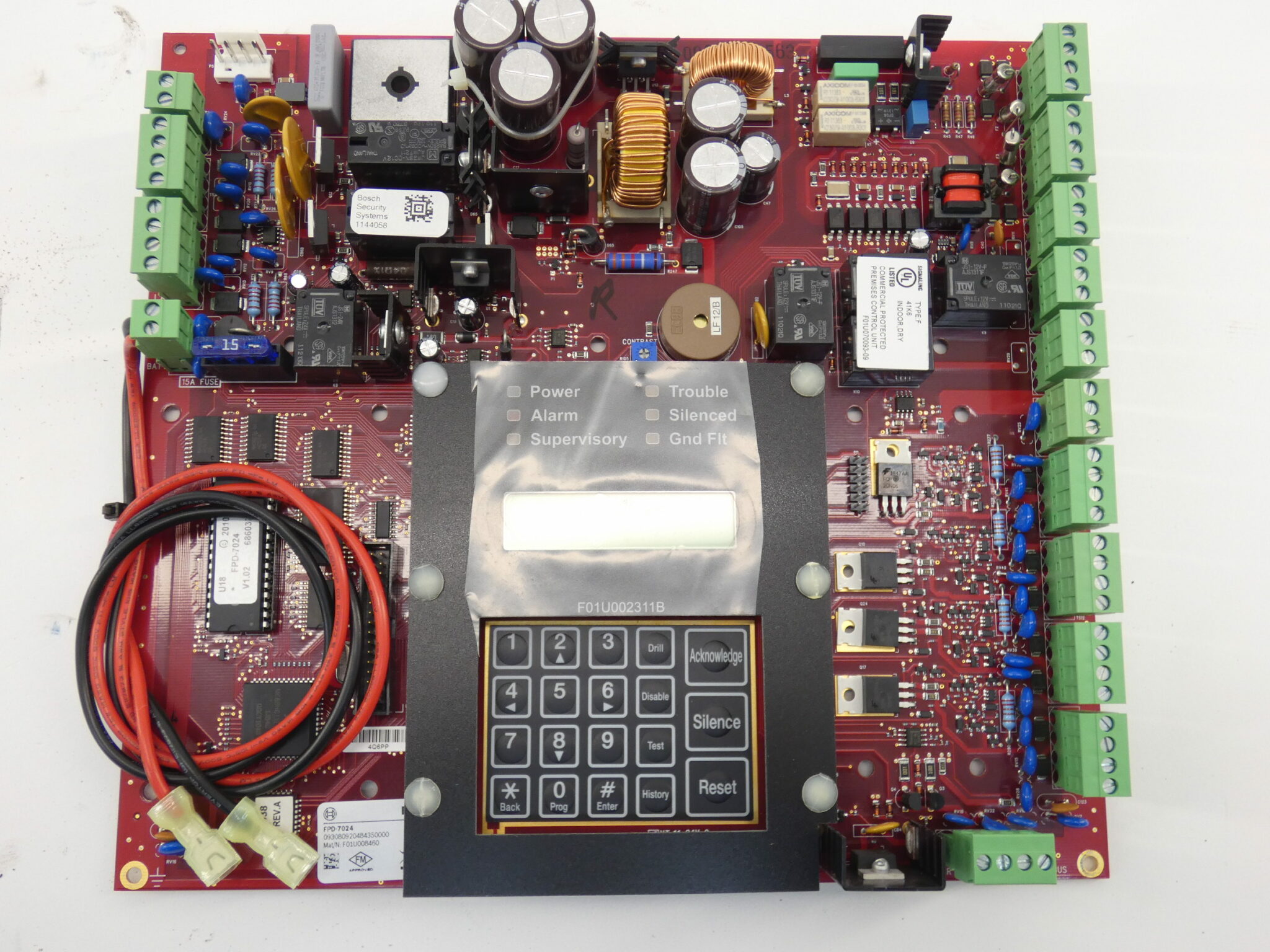 Bosch FPD-7024 4 Zone Fire Alarm Control Panel, 24V – GPM Surplus