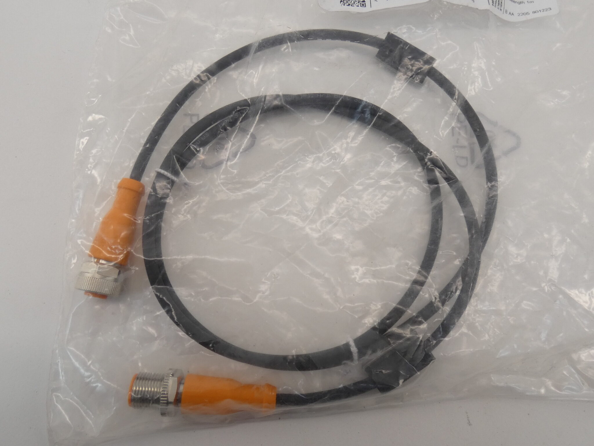 IFM EVC012 Cable Connector 1M 250VAC 300VDC AWG 22 – GPM Surplus