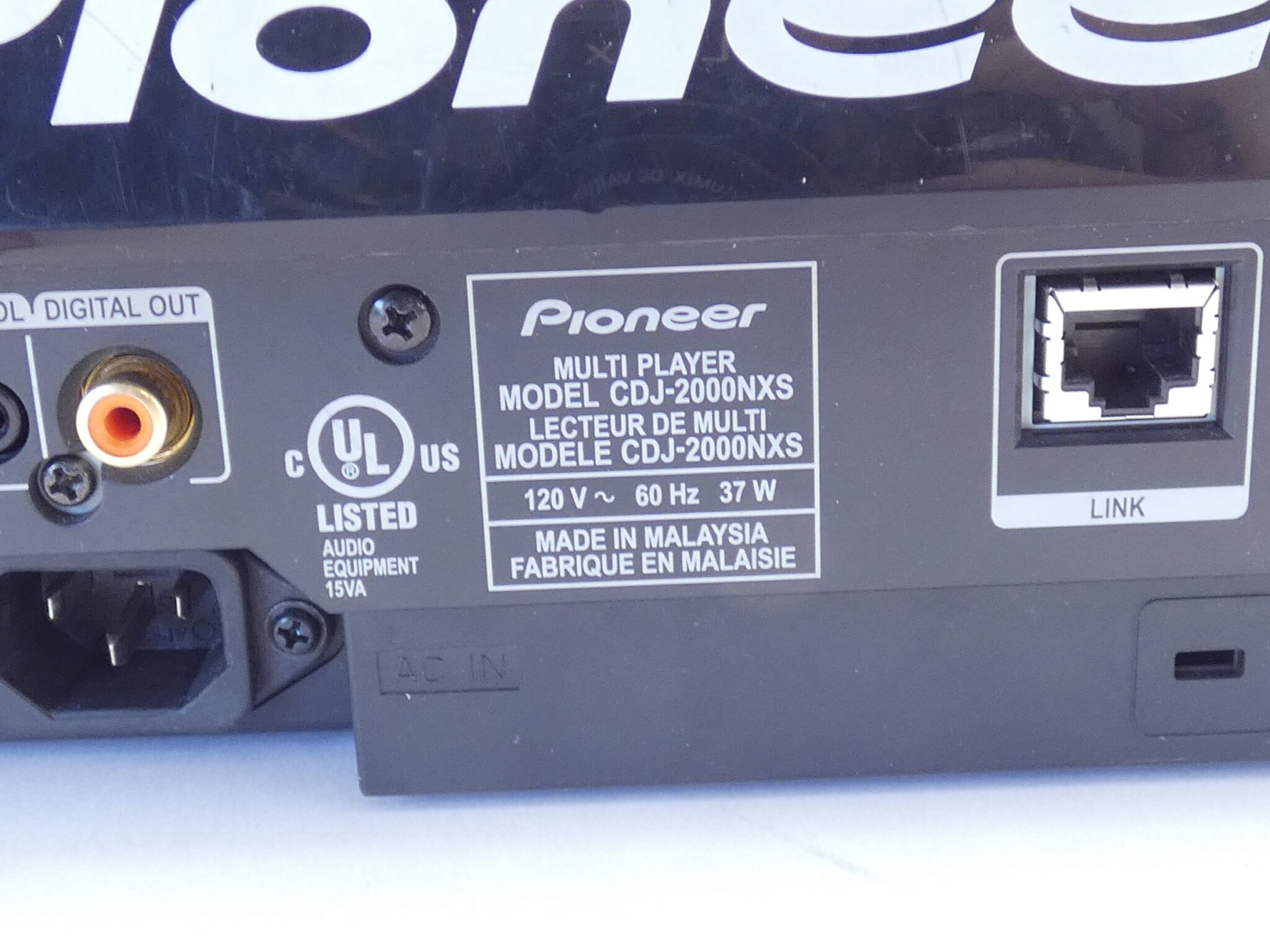 Pioneer CDJ-2000NXS Digital DJ, Turntable w/ Case, CDJ-2000nexus – GPM ...