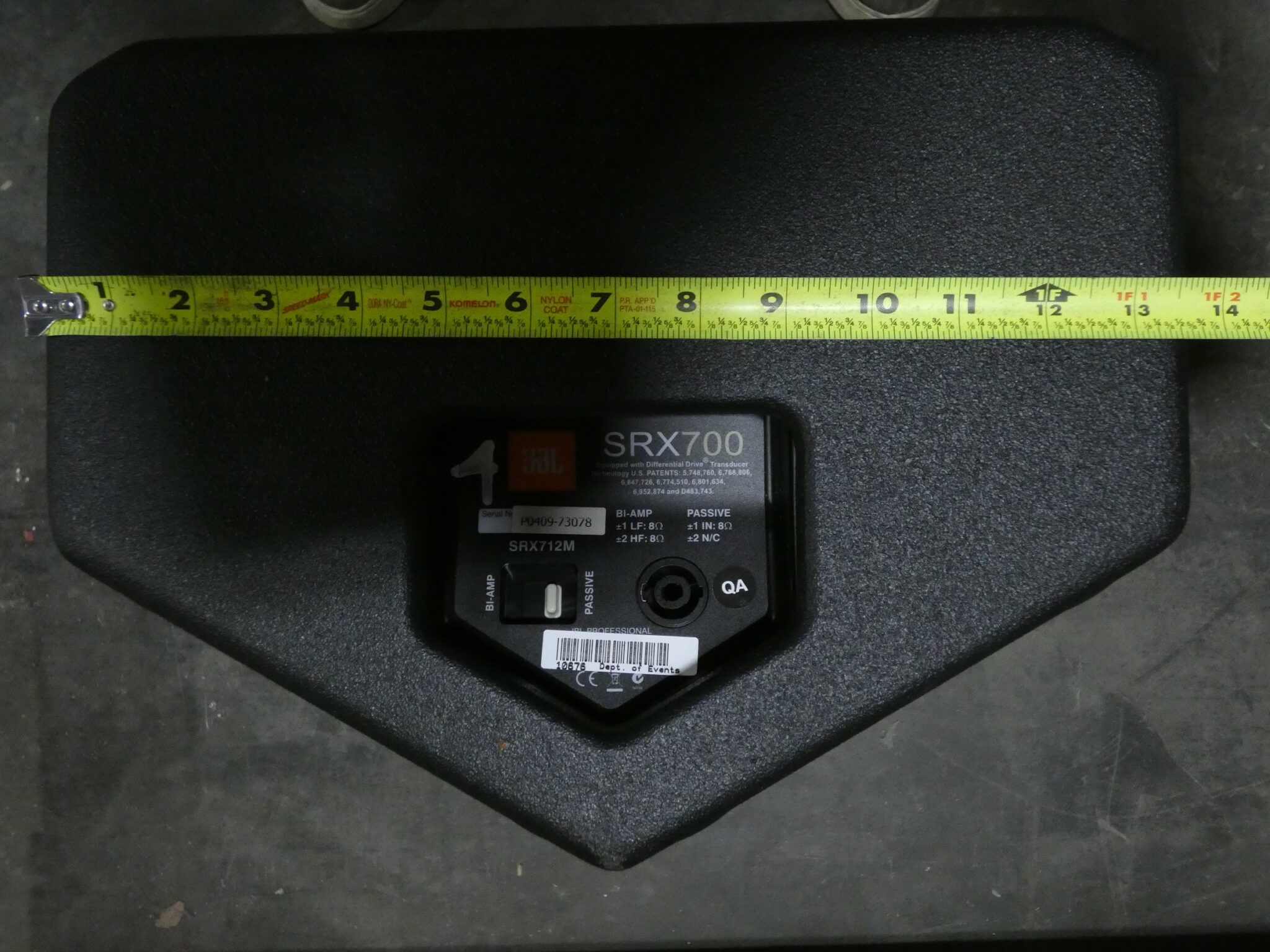 Pair of JBL SRX712M Loud Speakers w/ Case, SRX700 – GPM Surplus