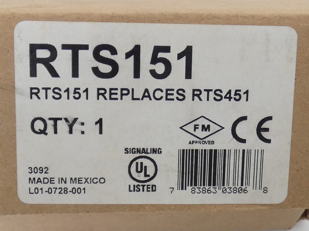 System Sensor RTS151 Remote Test Station – GPM Surplus