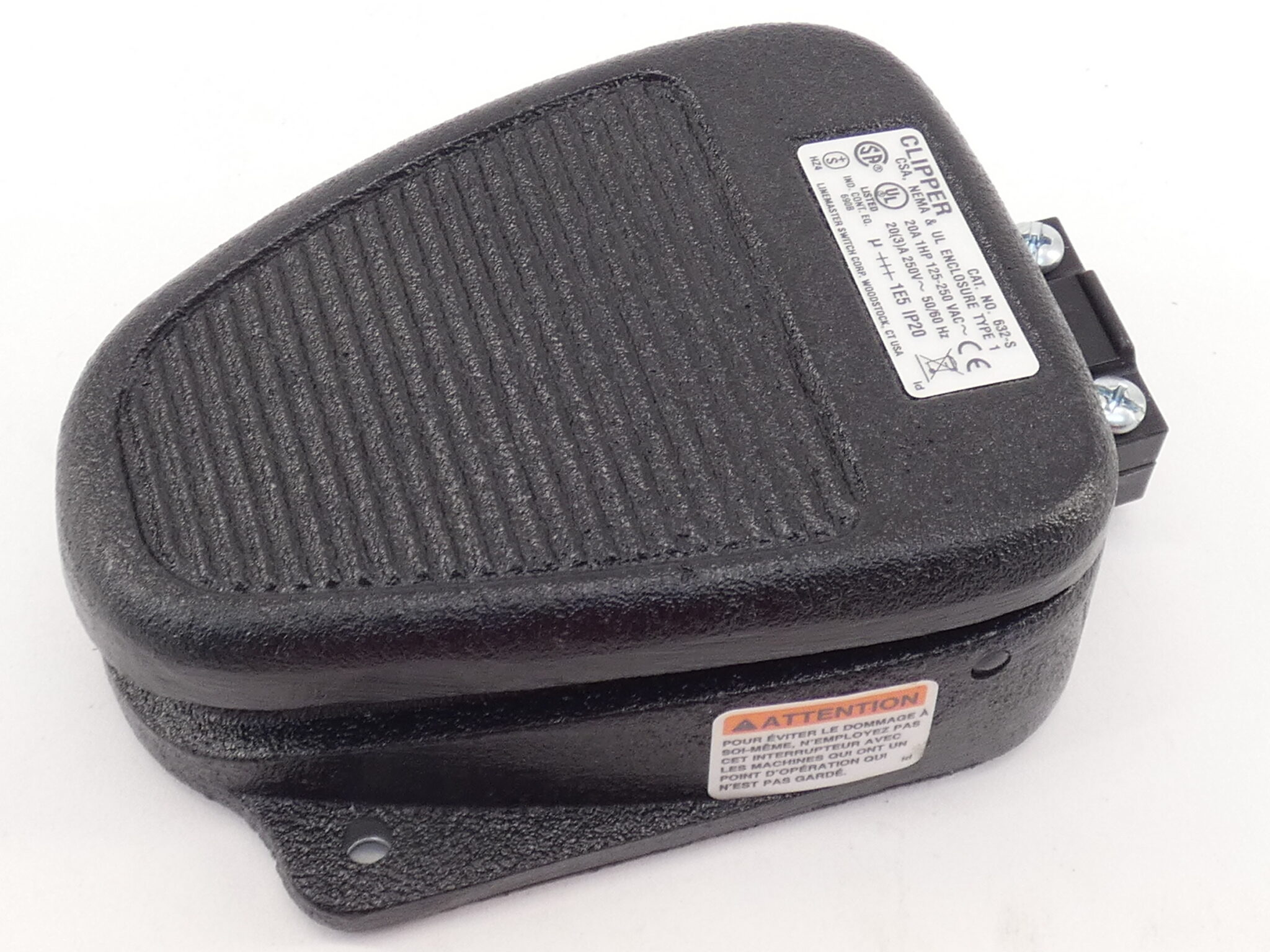 1HP Linemaster 632-S Clipper Foot Switch, 20A, 125-250V, 50/60Hz – GPM ...
