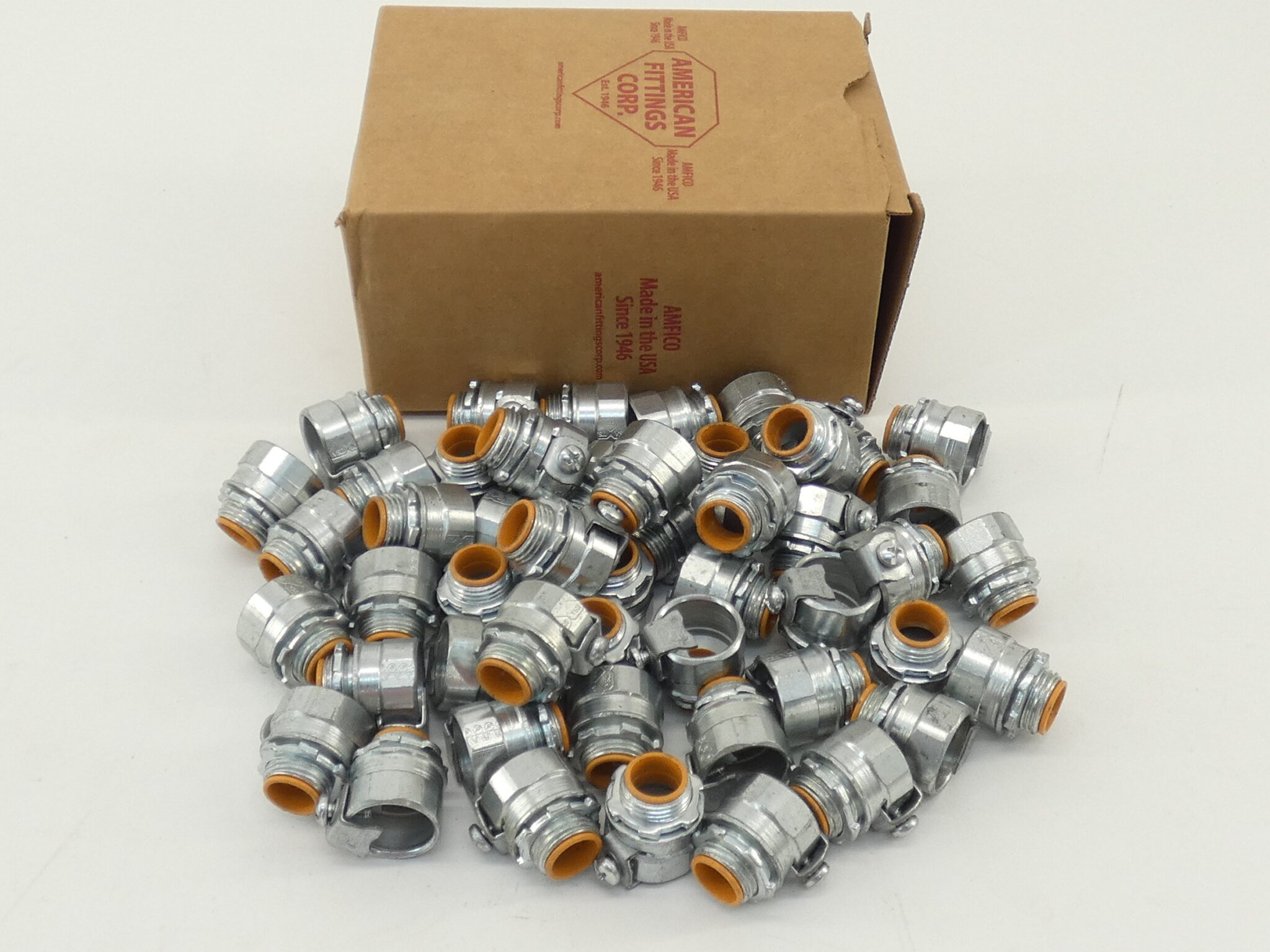 *Lot of 50* American Fittings ACMC 50 Steel Saddle Connector 1/2″ .63 ...