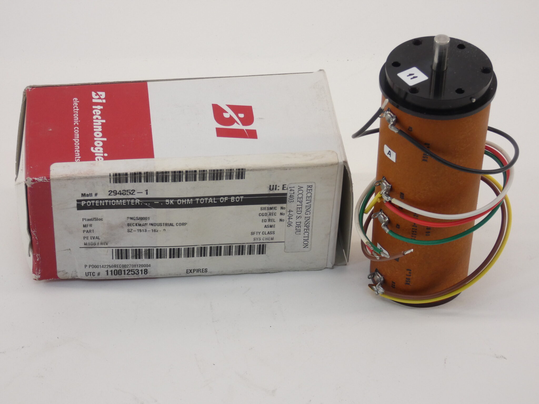 BI Technologies SZ1513-162-0 Potentiometer 5K Ohms – GPM Surplus