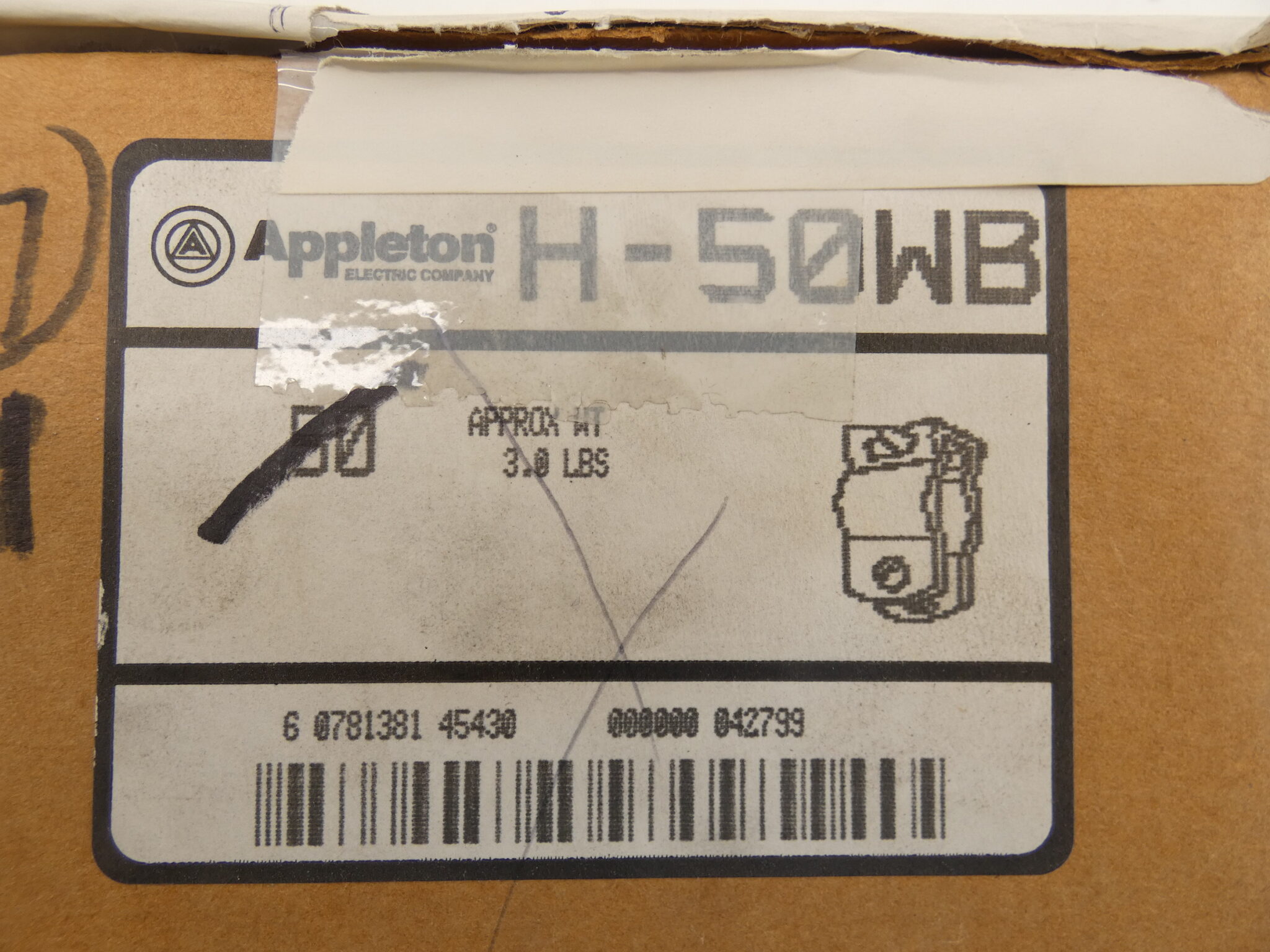 *Lot of 37* Appleton H-50WB Conduit Hanger with Bolt H-50-WB – GPM Surplus