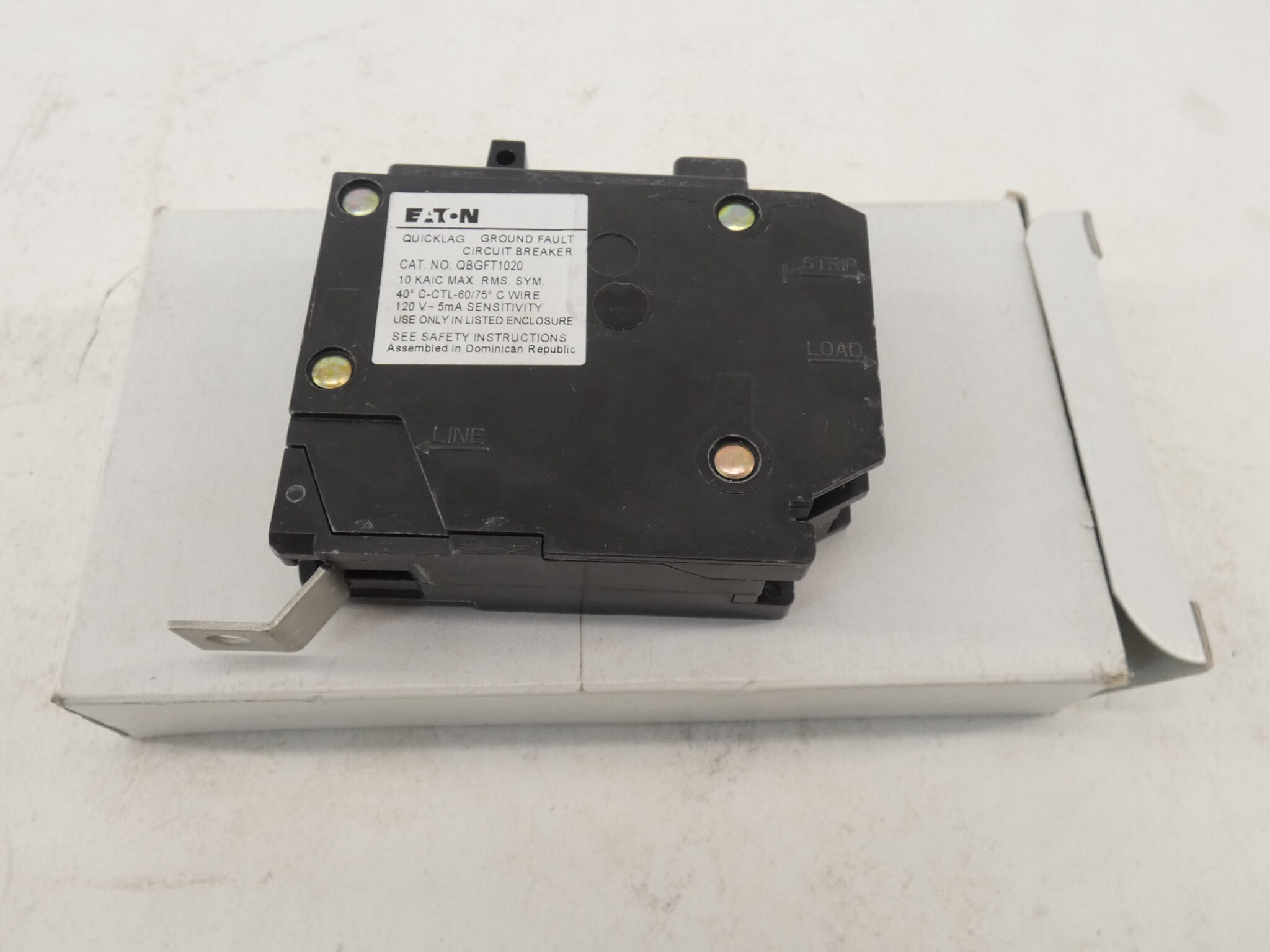 Eaton QBGFT1020 Circuit Breaker, 120V, 20A, 1P – GPM Surplus