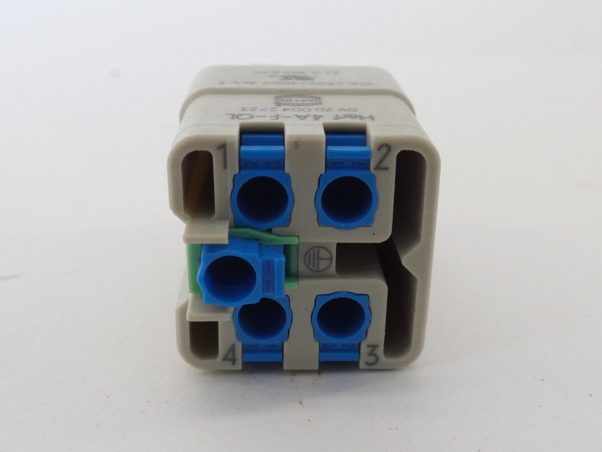 *Lot of 10* Harting 09200042733 Female Quick Lock Connectors HAN 4A-F ...