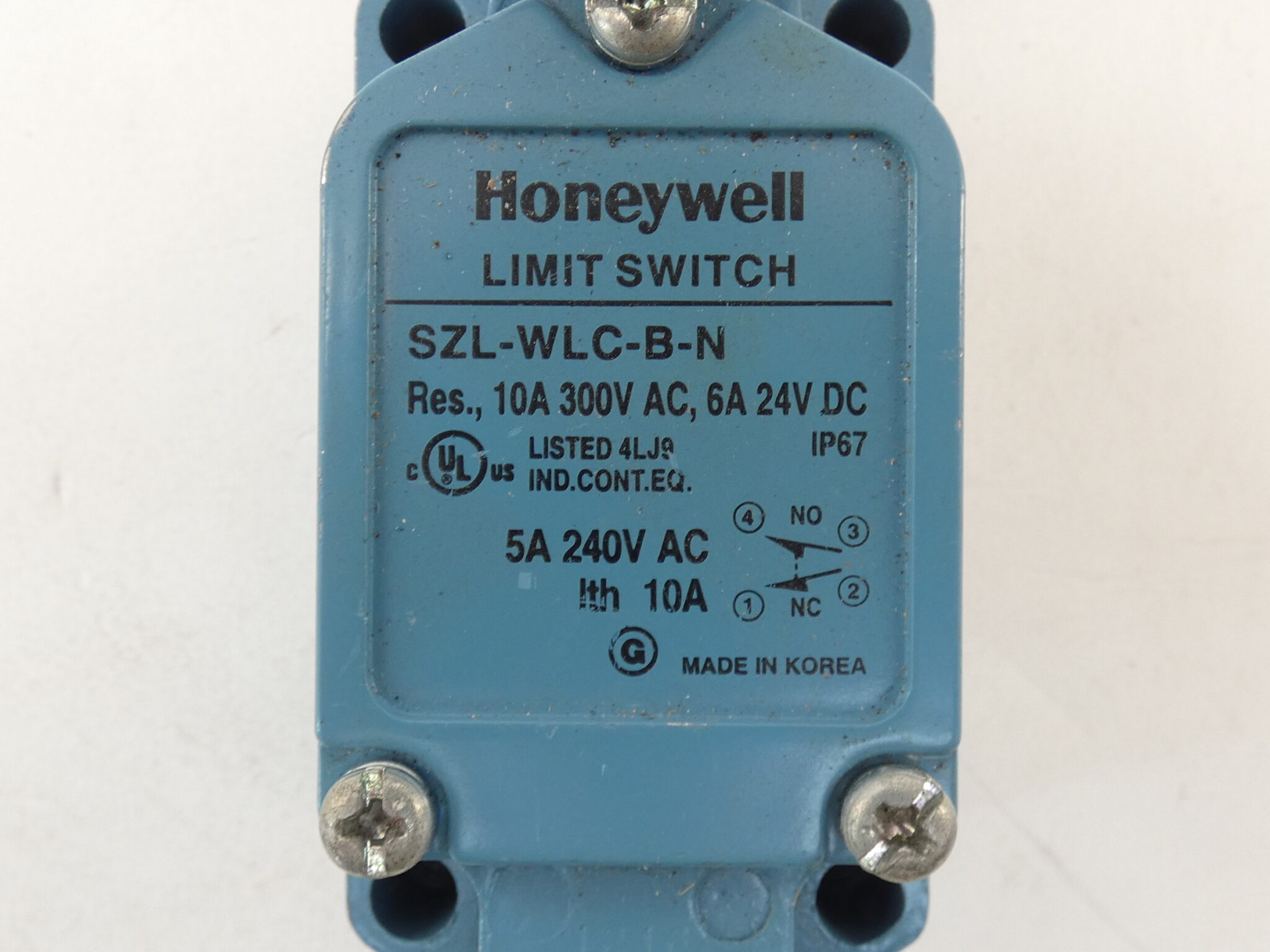 Honeywell SZL-WLC-B-N Limit Switch, 300V, 10A – GPM Surplus