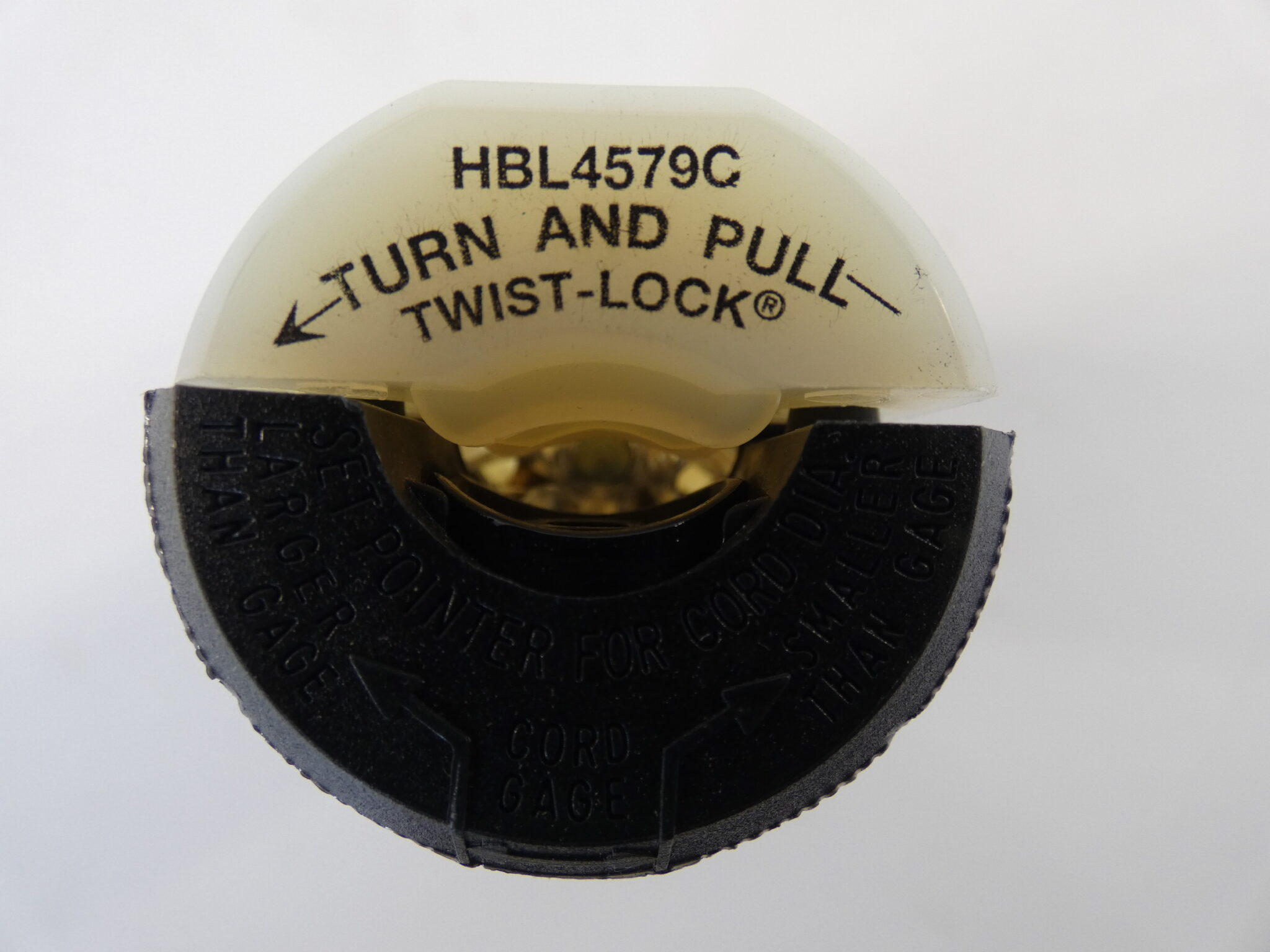 *Lot of 2* Hubbell HBL4579C Receptacle Connector 15A 250V Twist-Lock 2P ...