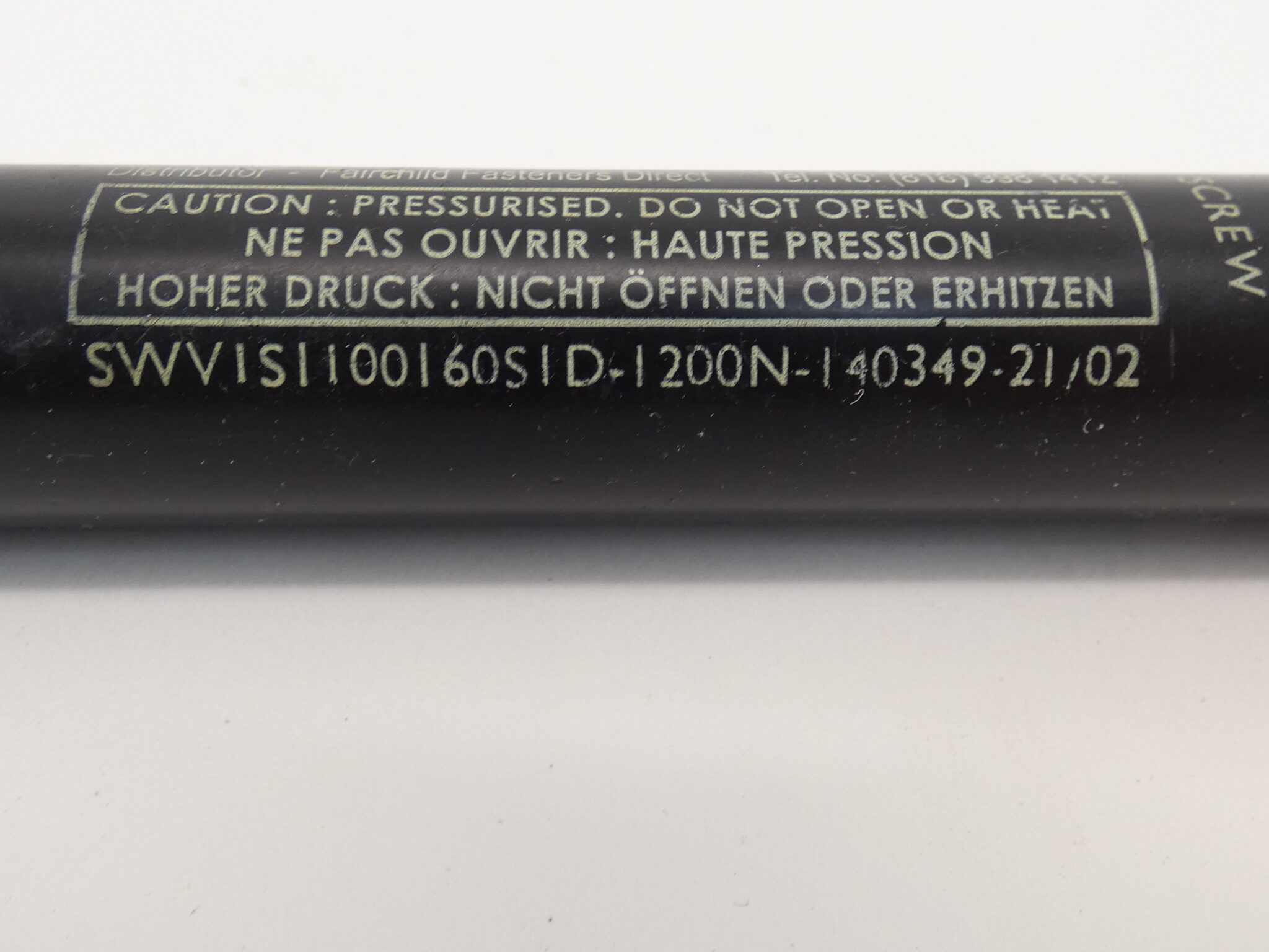 *Lot of 2* Camloc SWV1S1100160S1D-1200N-140349 Gas Spring Prop Strut ...