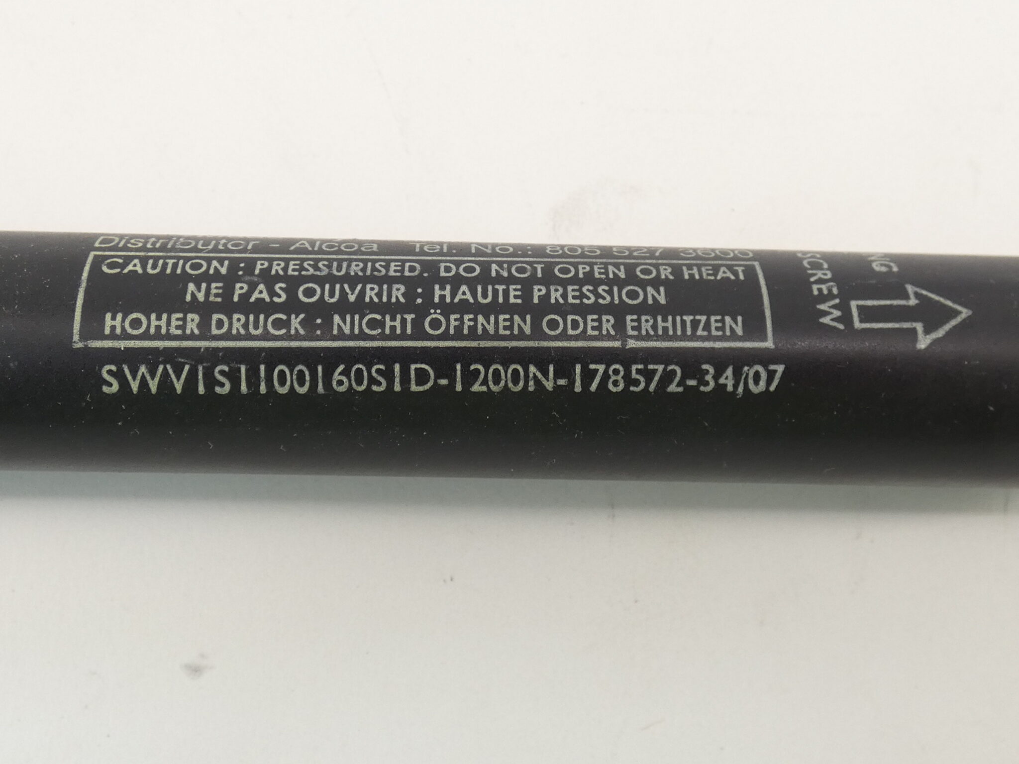 Camloc SWV1S1100160S1D-1200N-178572 Gas Spring Strut Shock – GPM Surplus
